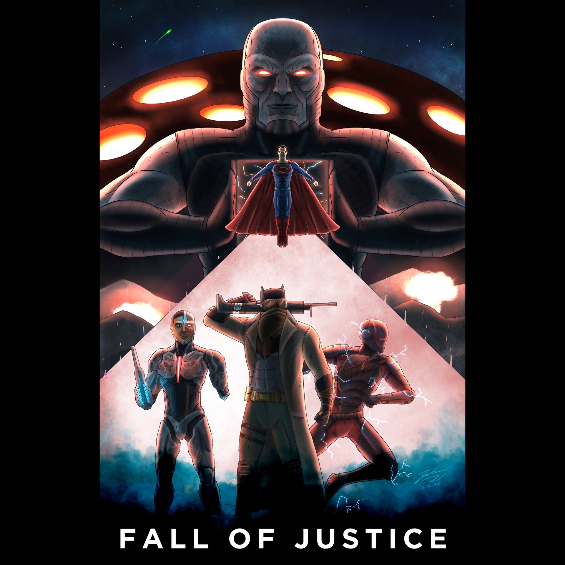 ArtStation - FALL OF JUSTICE