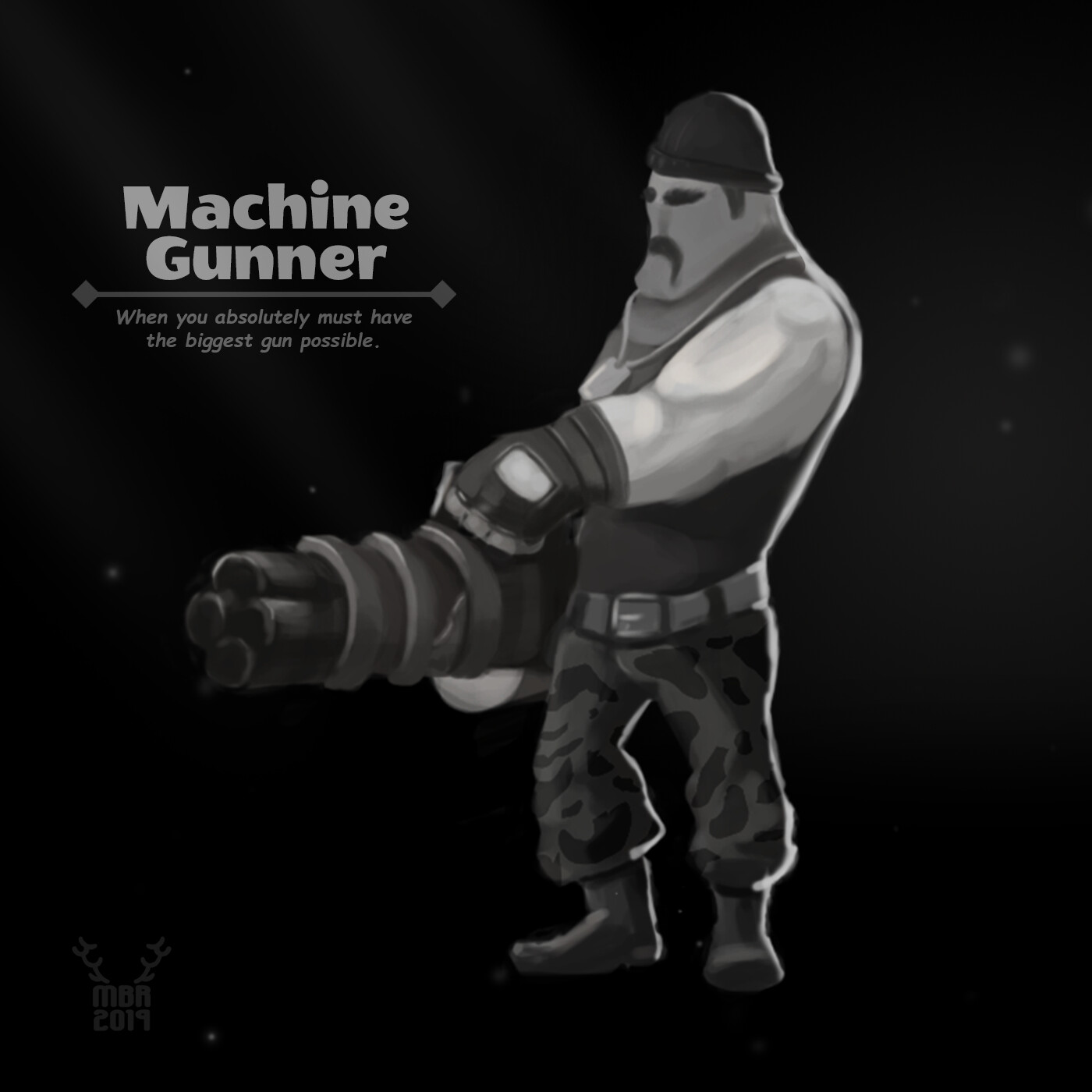 ArtStation - Machine Gunner