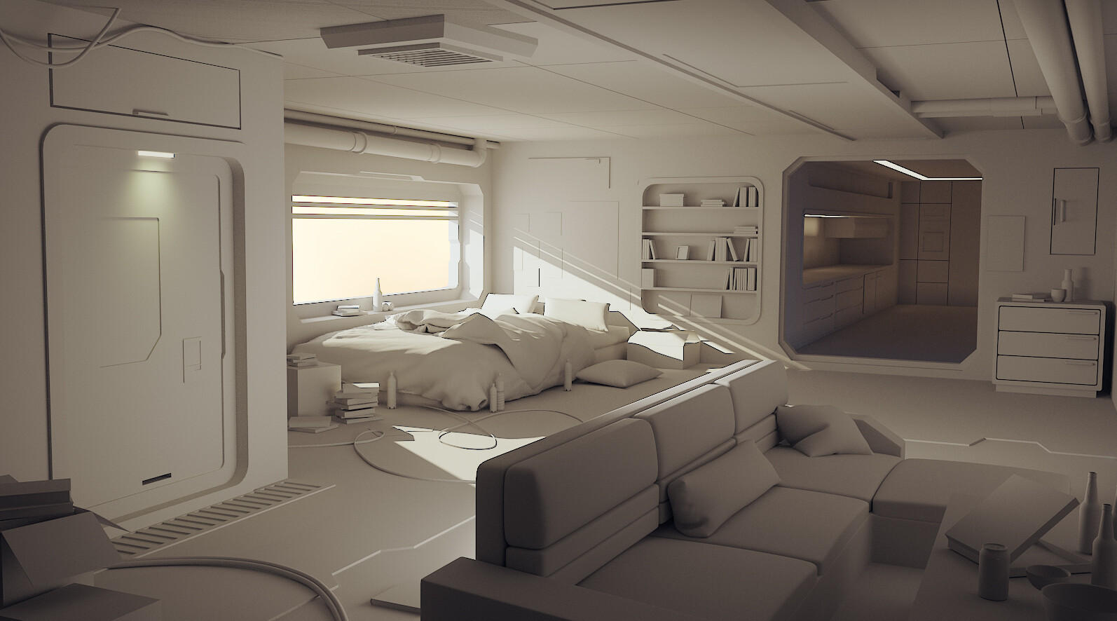 Martina Hidalgo - Sci-Fi Apartment