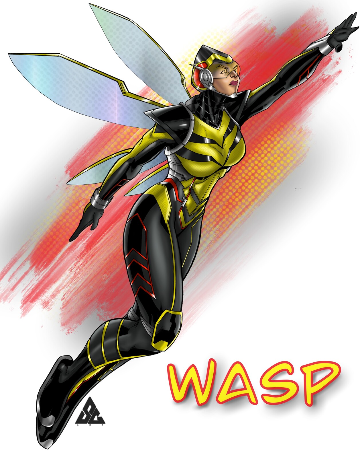 Kelly Belgrave - The wasp coloured