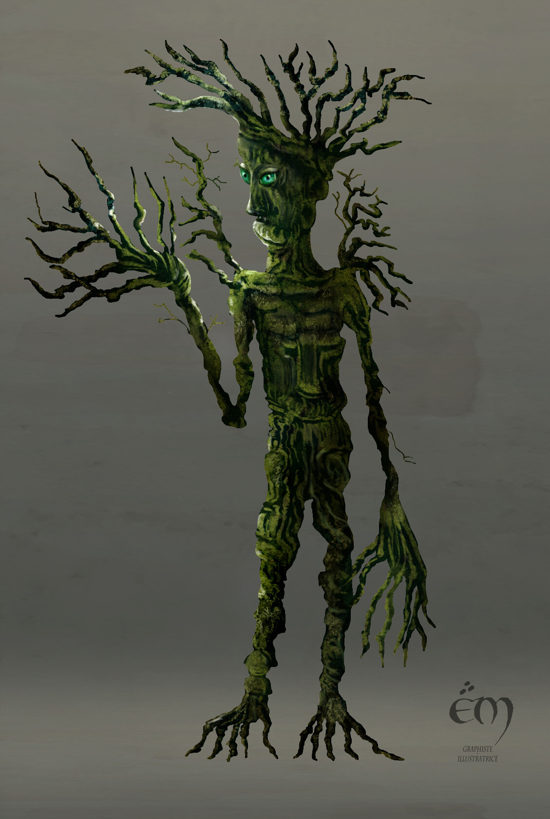 ArtStation - CREATURE DESIGN-TREE MAN
