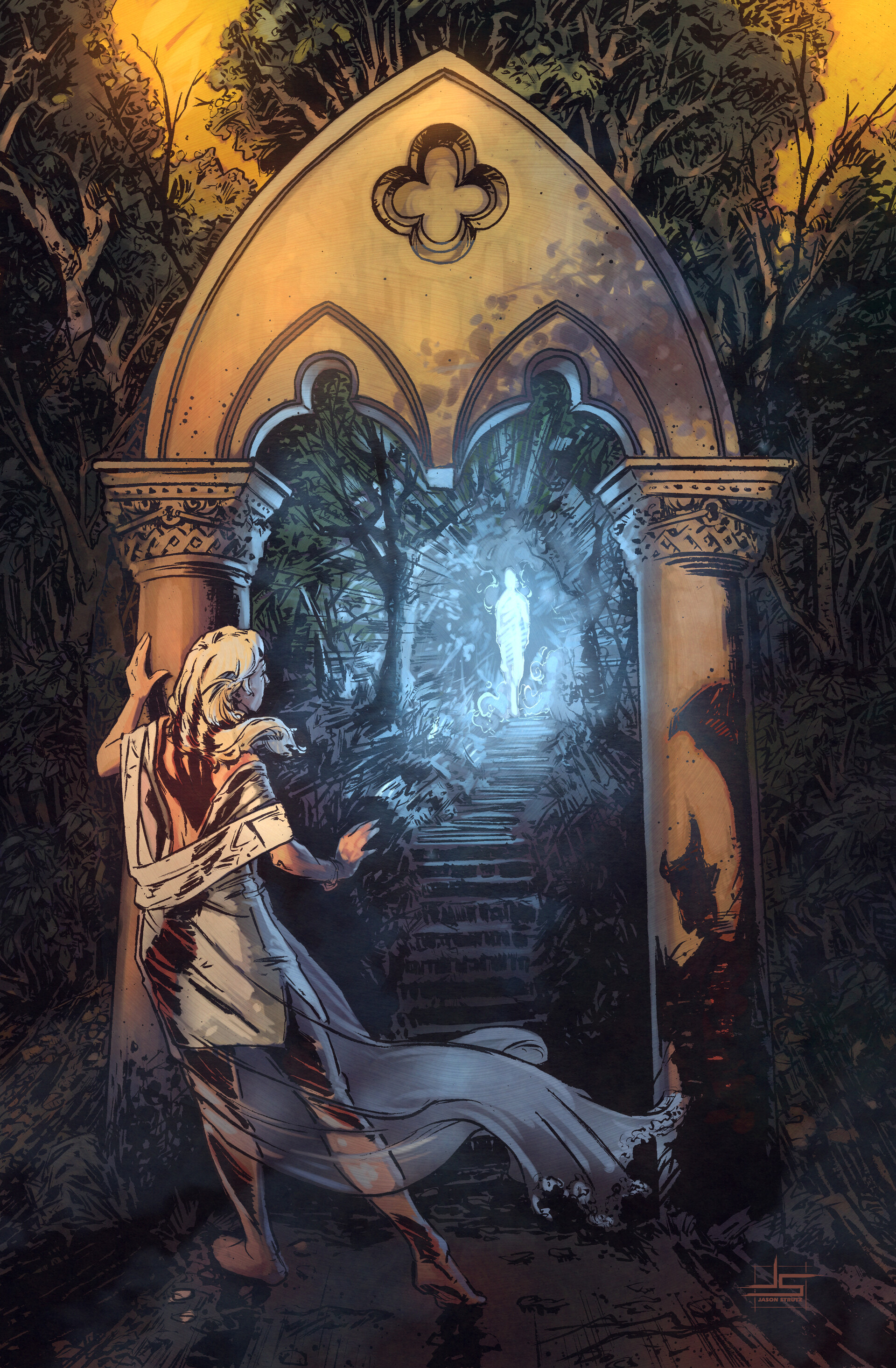 ArtStation - Full Moon Comix - Deadly 10 - Shadowheart Curse Cover A