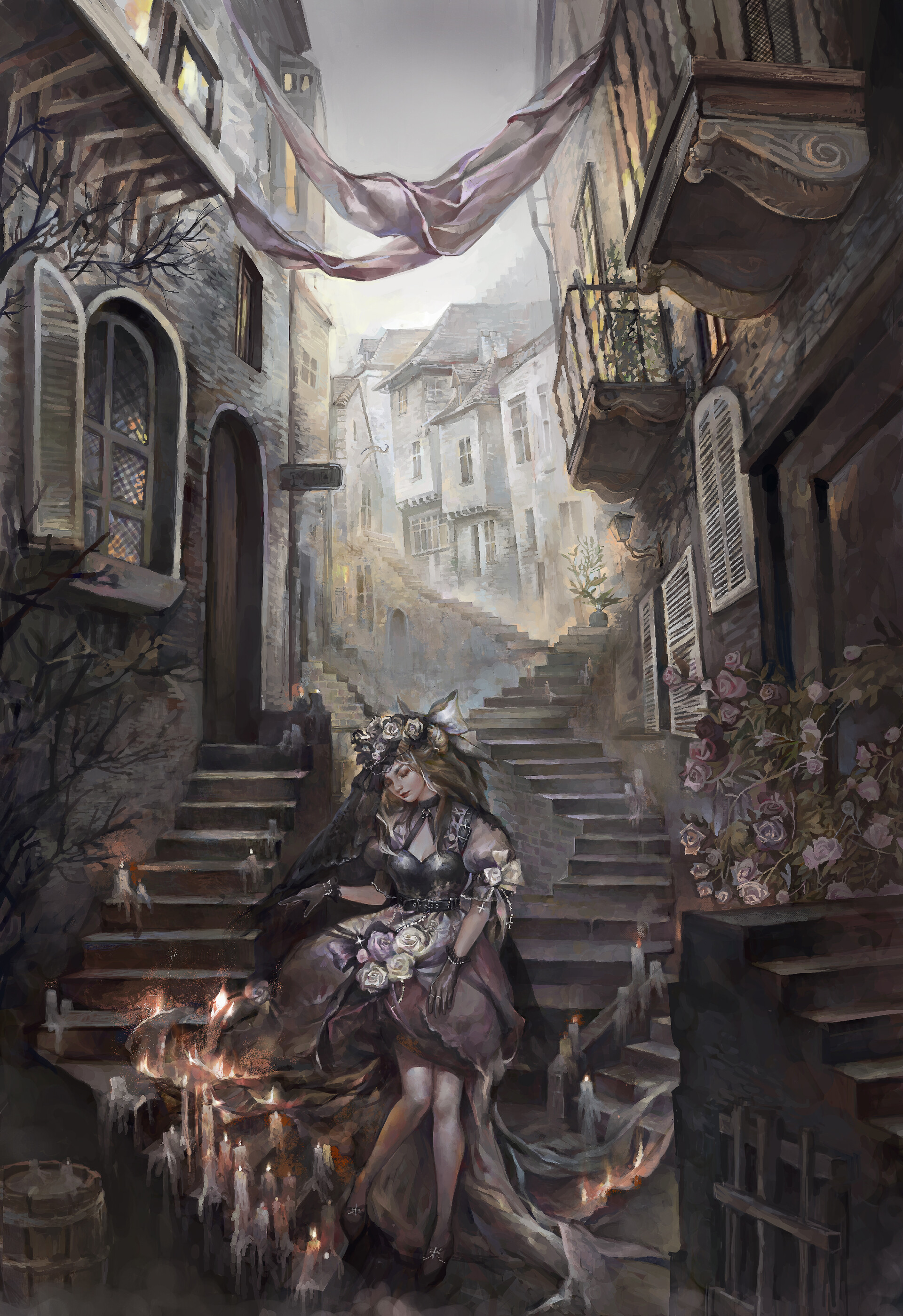 ArtStation - Burning Street