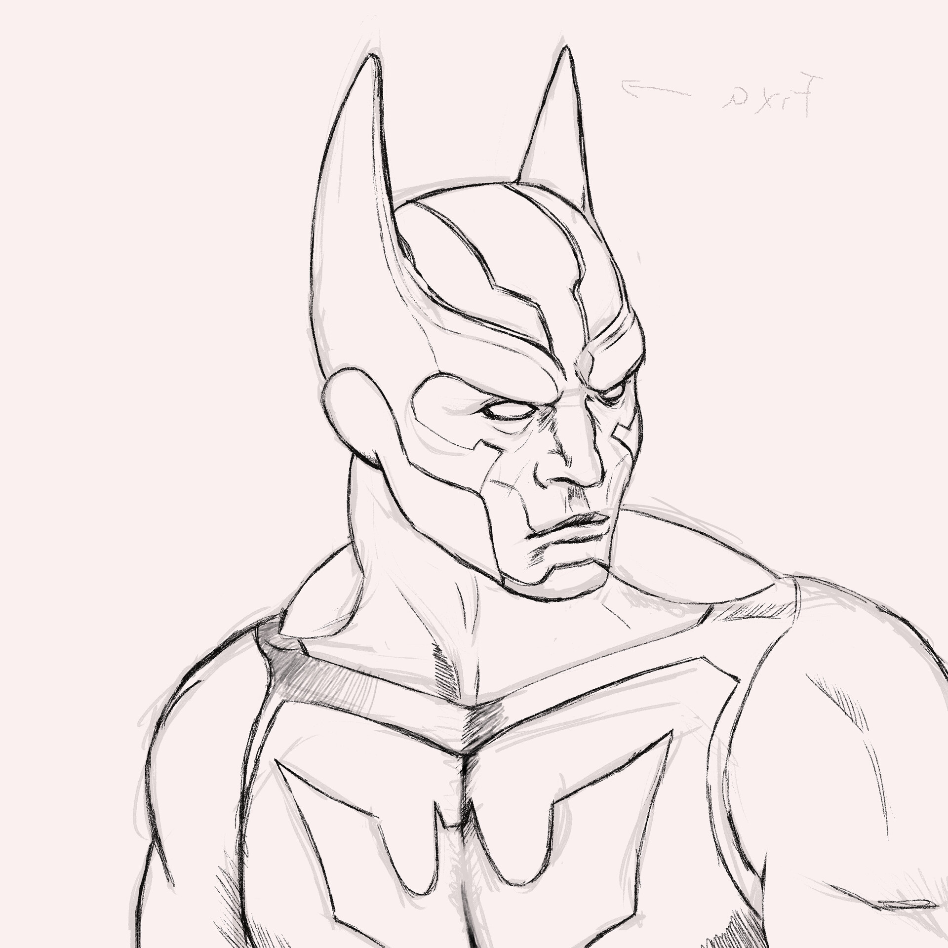 Easy Batman Beyond Drawing