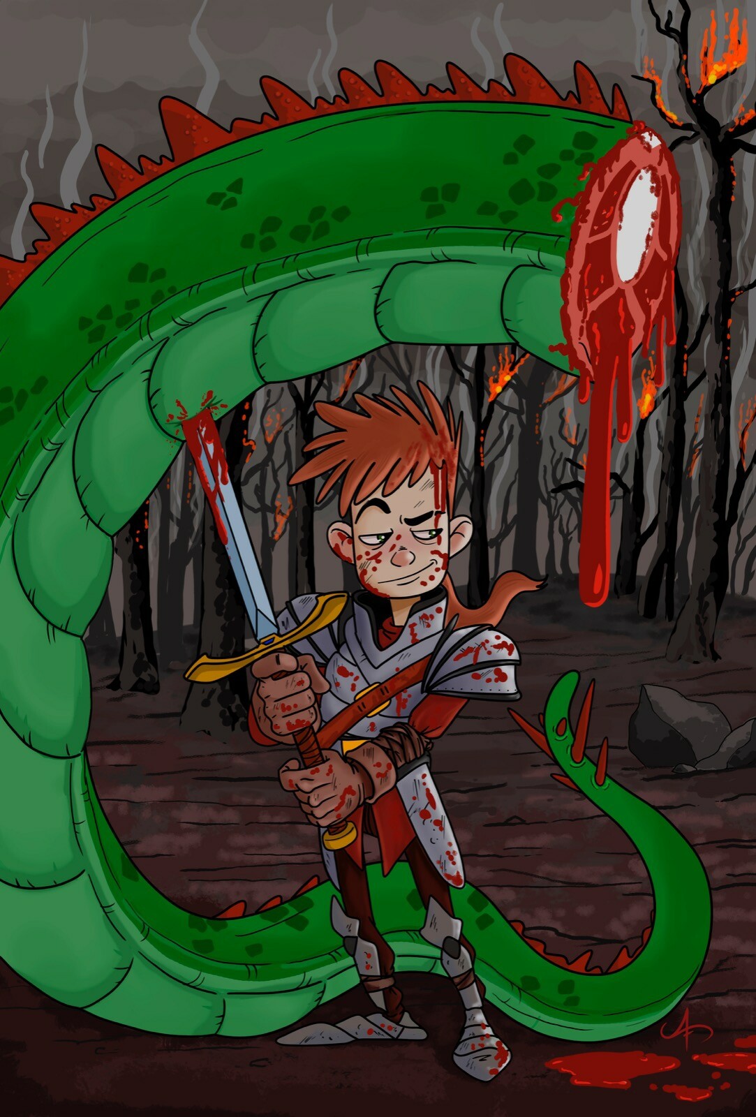 ArtStation - Dragons hunter