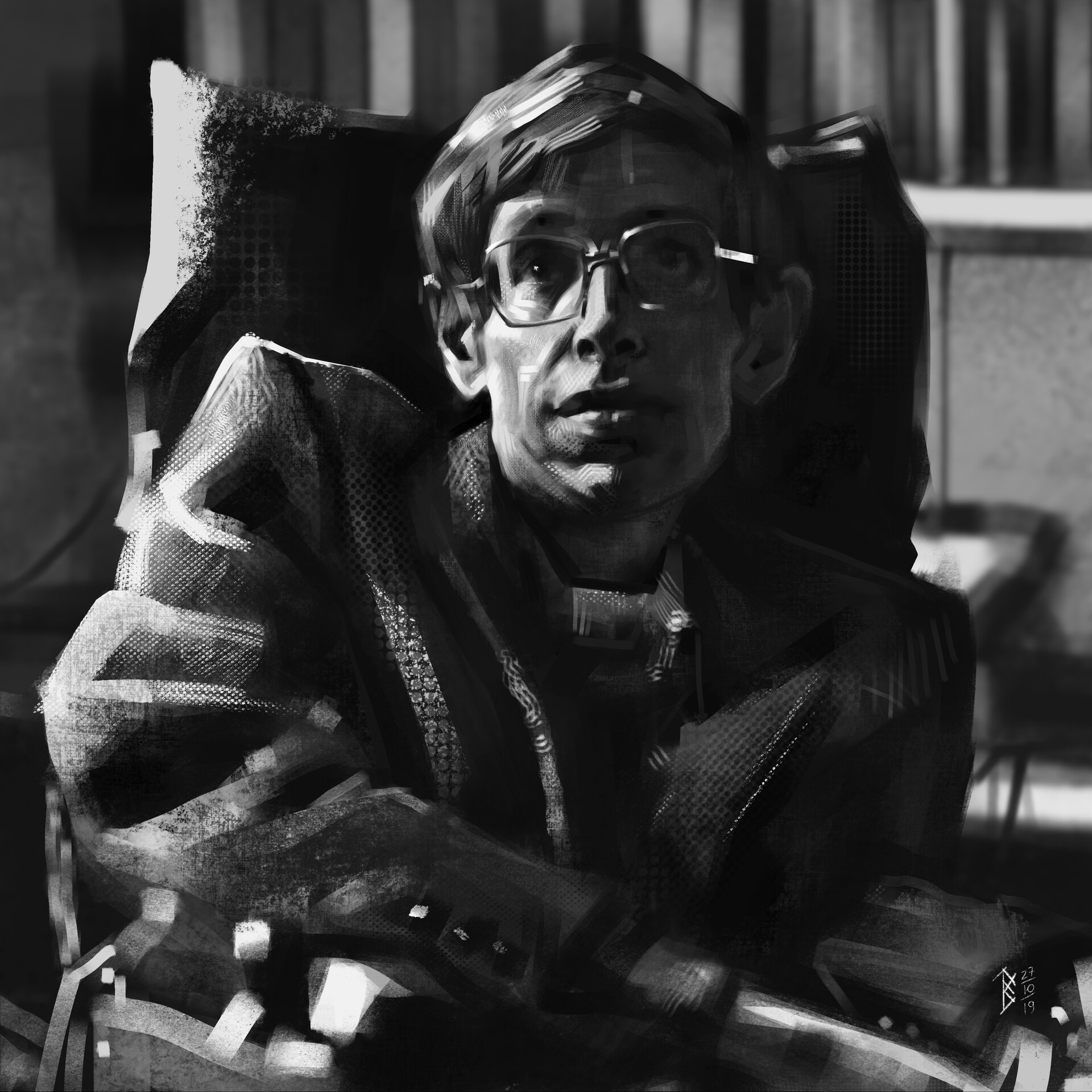 ArtStation - Stephen Hawking