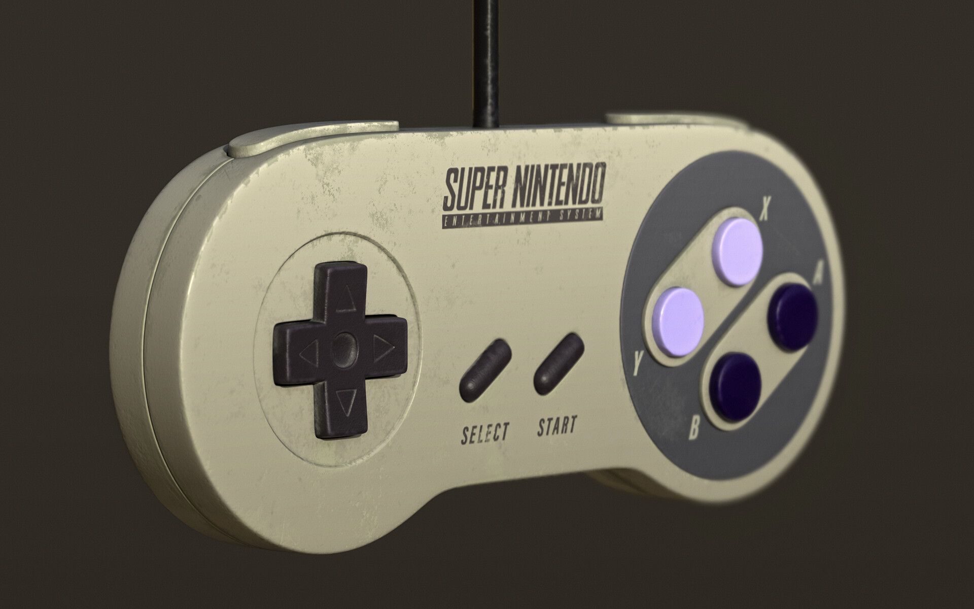 ArtStation - SNES controller