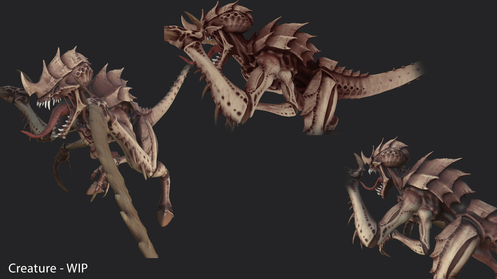 ArtStation - Creature Texturing - WIP