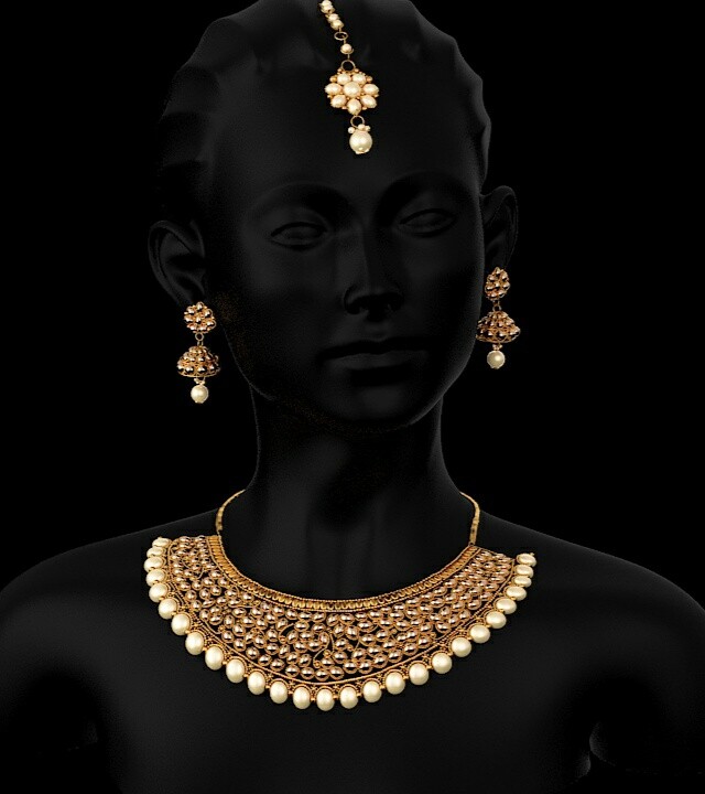 ArtStation - 3d model necklance design