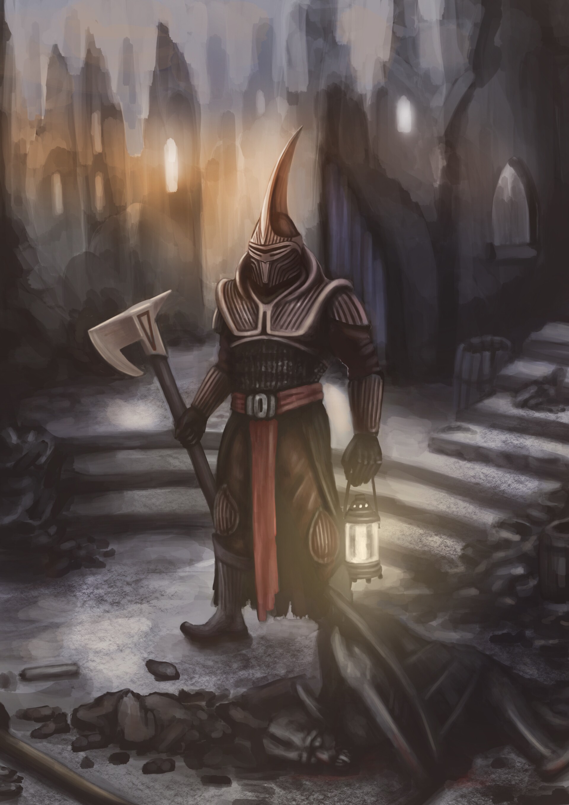 ArtStation - Ghost town guardian