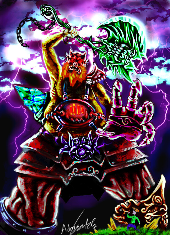 ArtStation - Demonic Ogre from the Ram Mountains