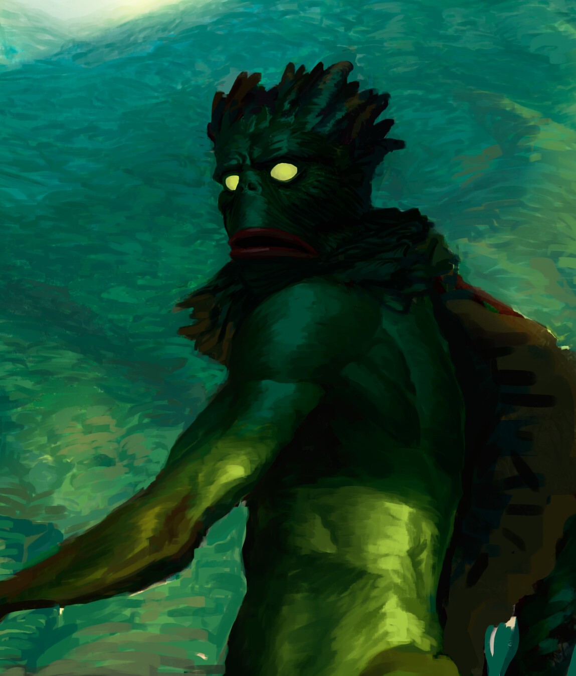 ArtStation - Ragon- Undersea Humanoid