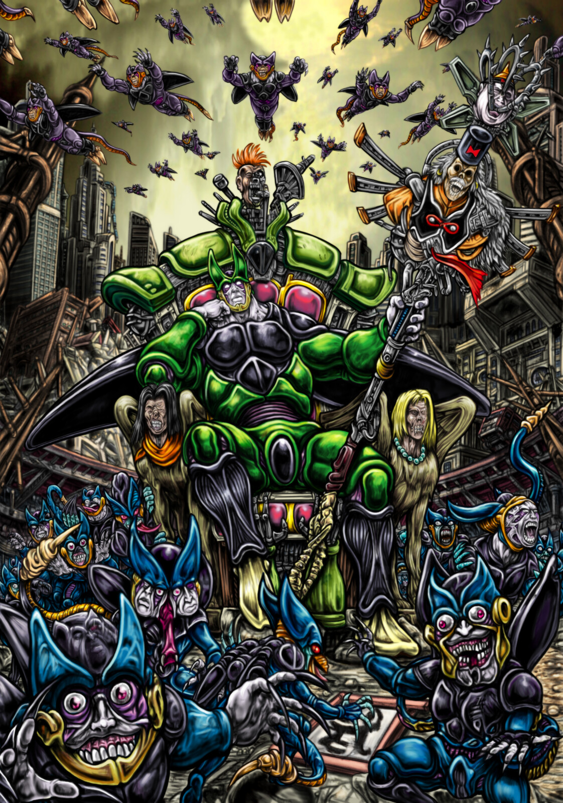 Thomas Tuke - Perfect Cell: Hybrid of the 4 horsemen.