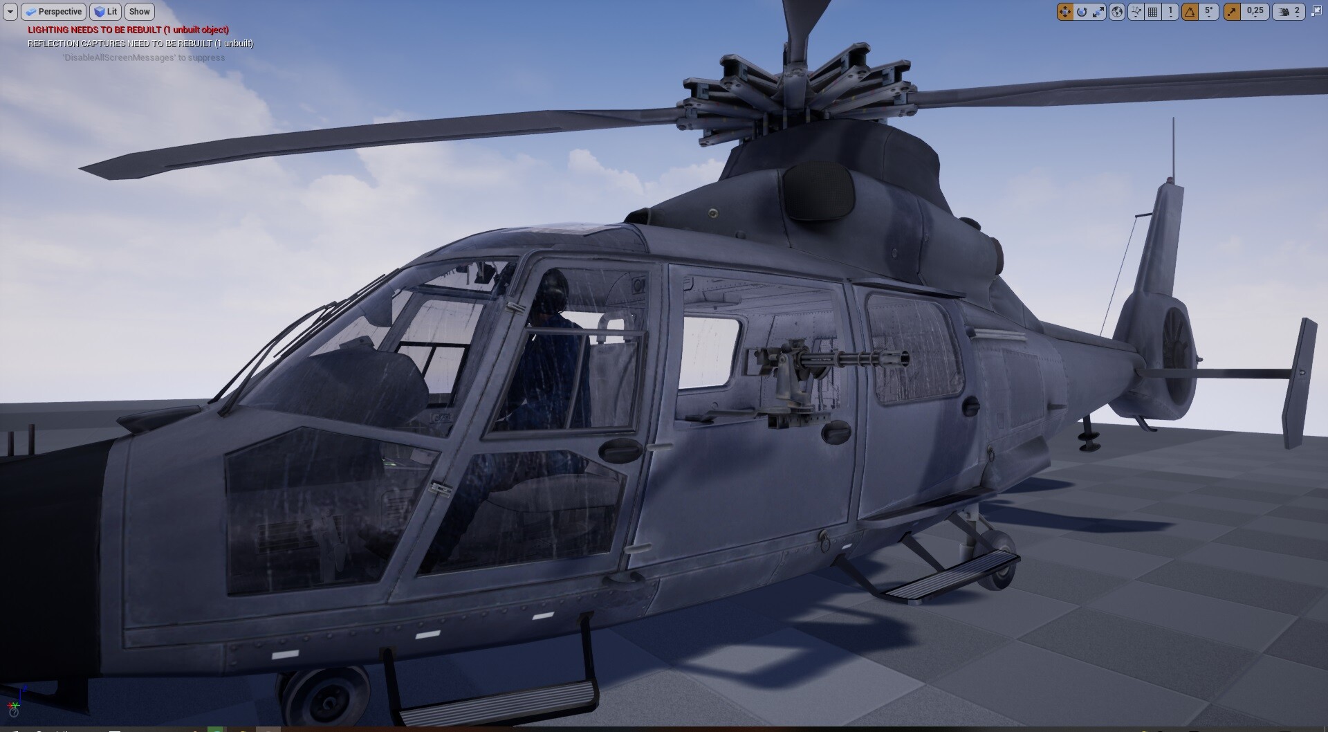 ArtStation - Harbin Z-9 with Cockpit and Pilot AS-365 Daulphin