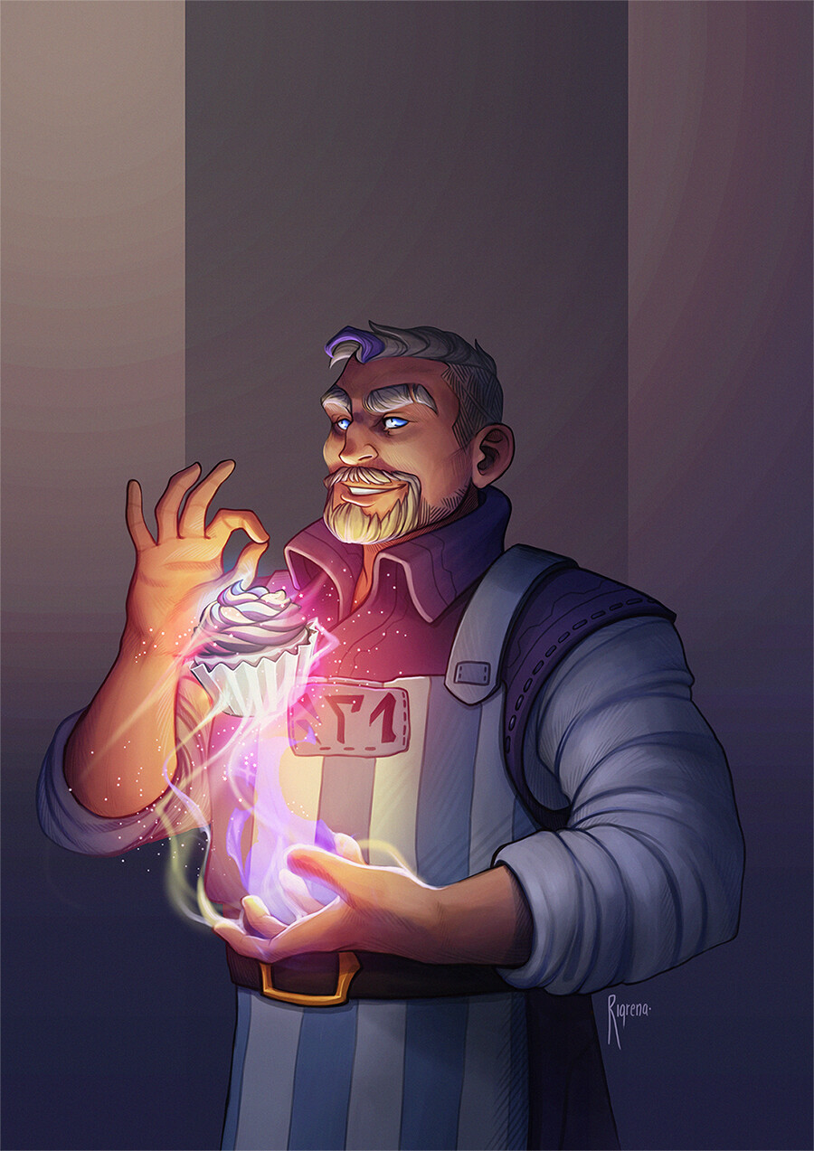 ArtStation - Dwarf Baker Commission