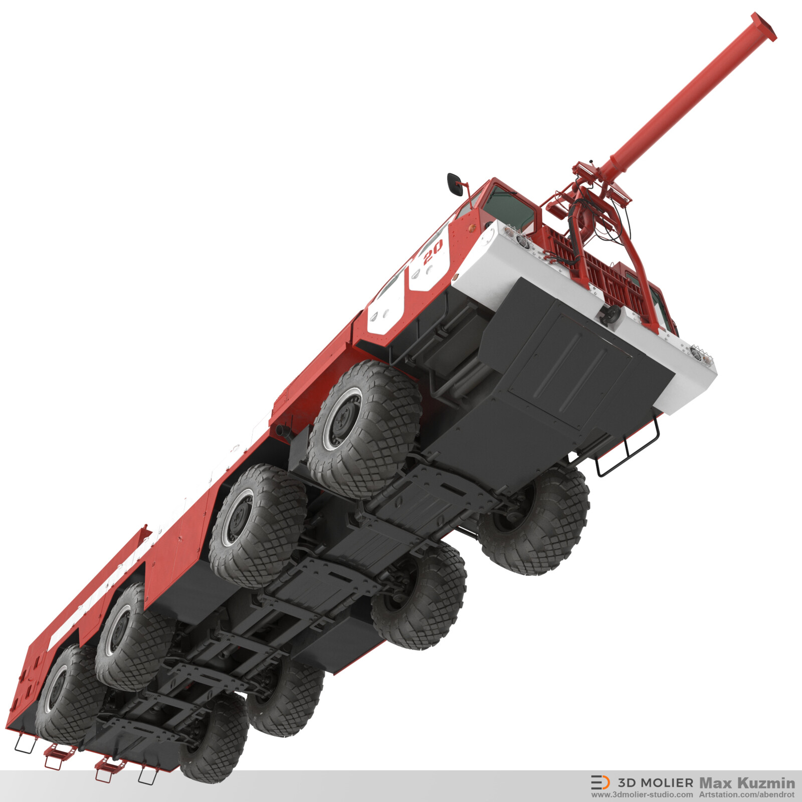Max Kuzmin - MAZ-543 AA-60 (Fire truck modification)