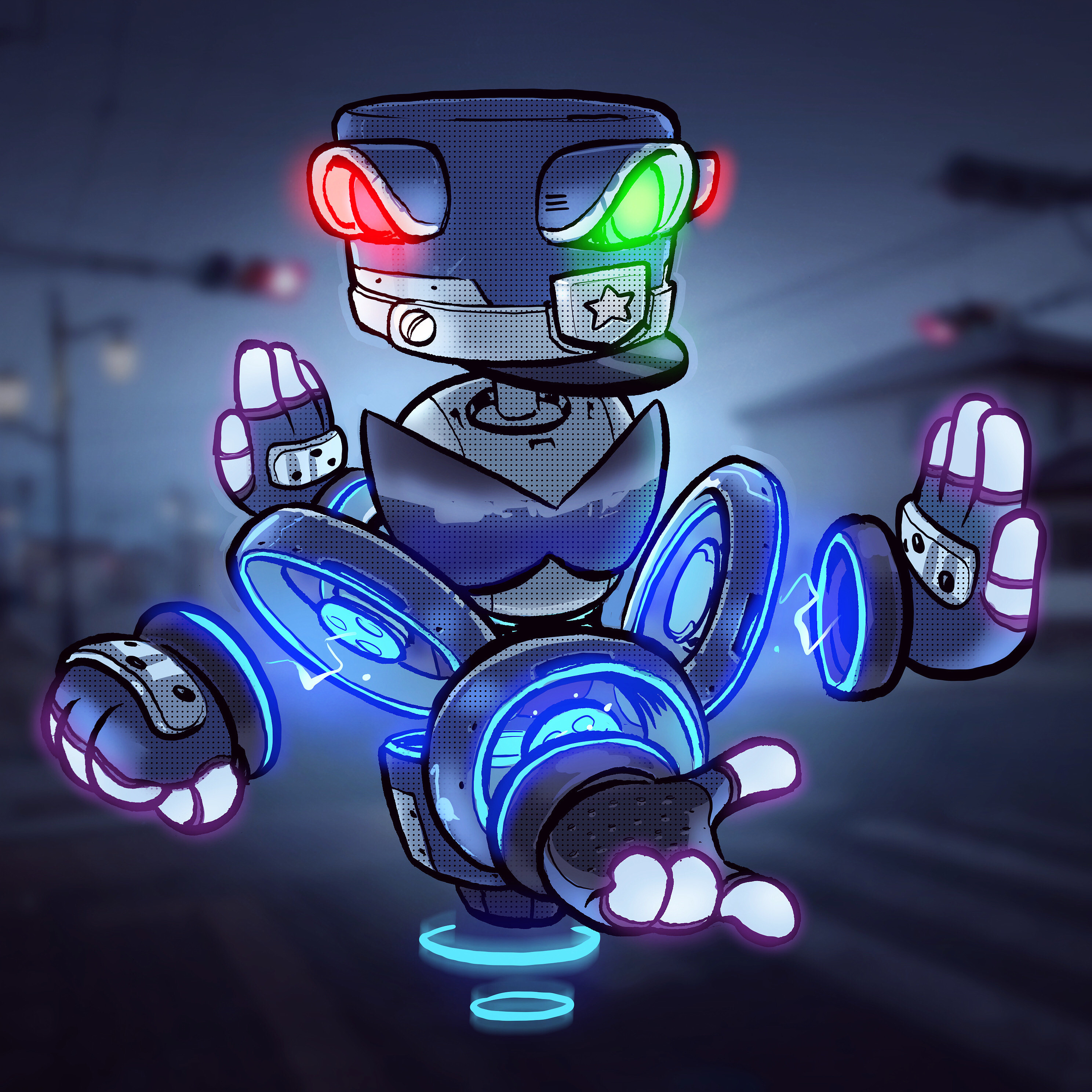 Traffic Bot by Kevin Merriman : r/ImaginaryFuturism