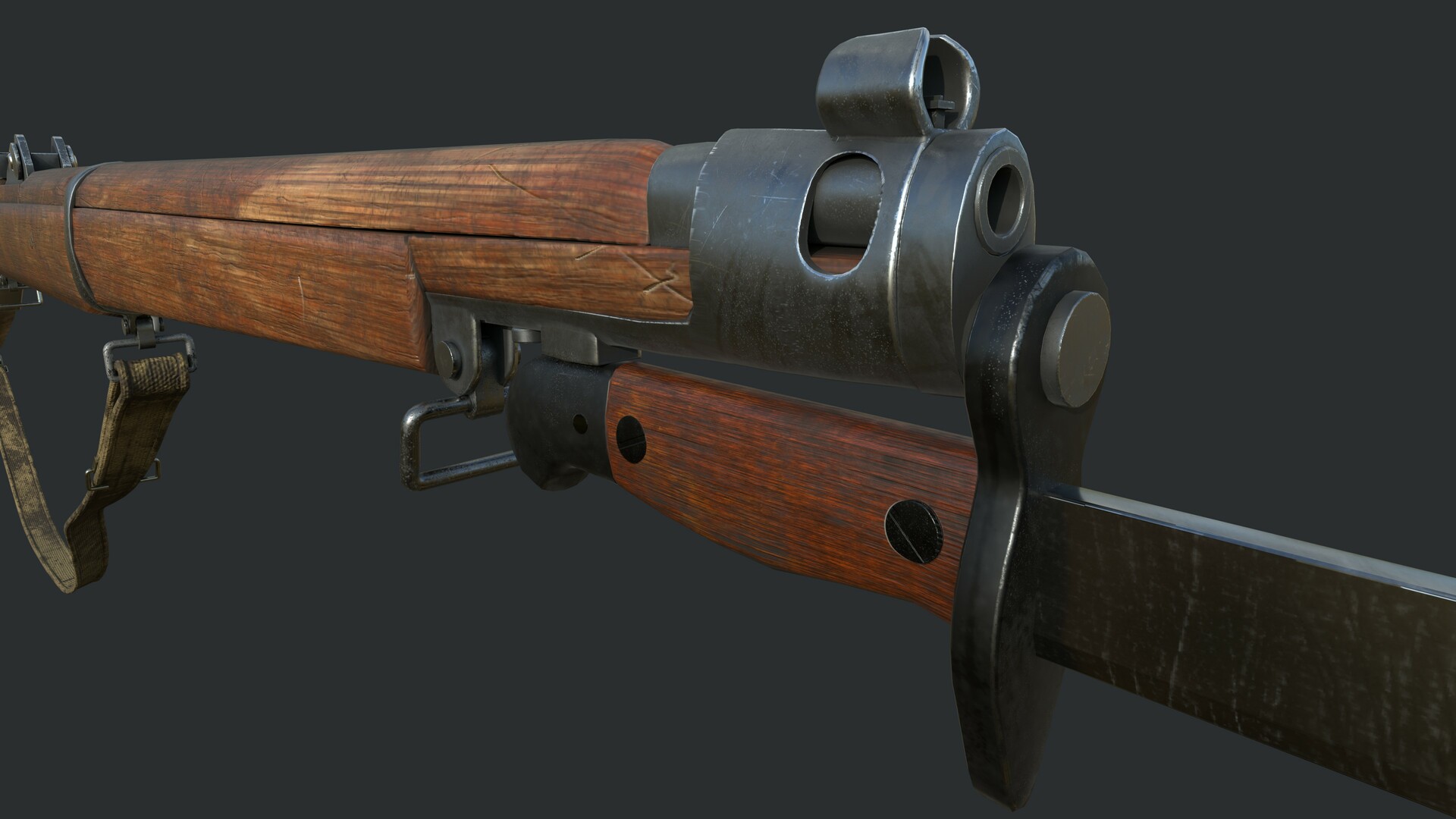 Dorothée Michaud - Lee-Enfield SMLE Mk III .303 British rifle with bayonet