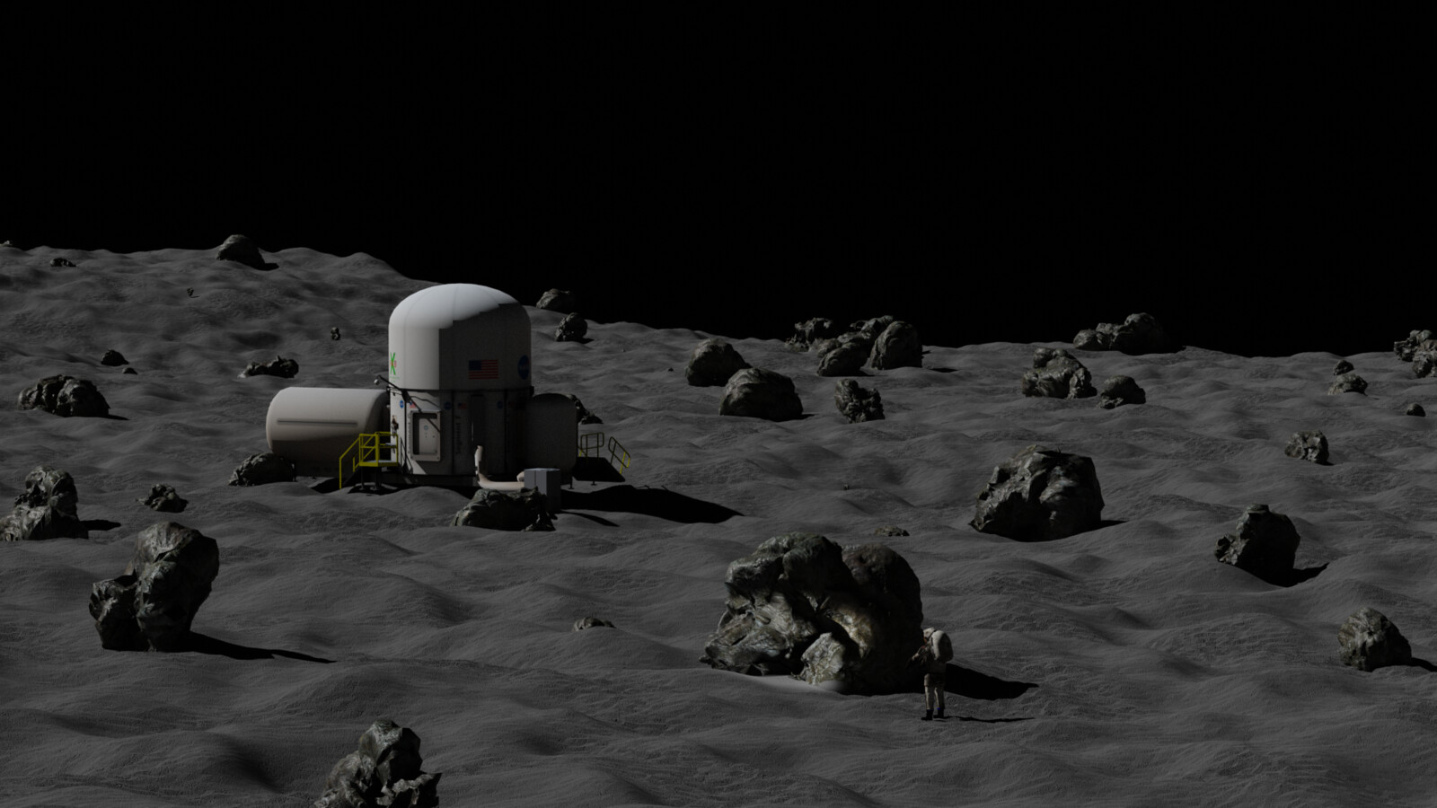 Anony Mouse - Procedural Lunar Regolith Study