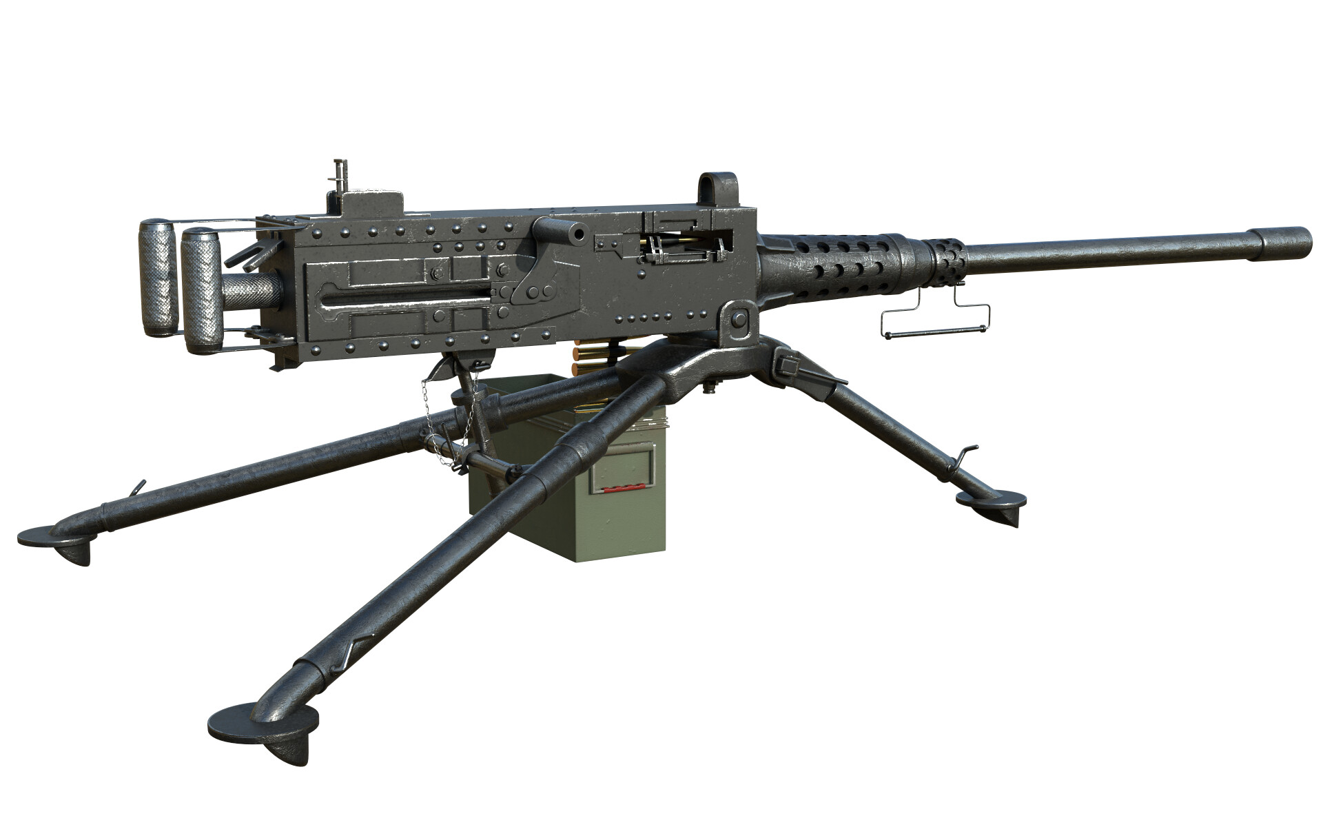 ArtStation - M2 50 Caliber