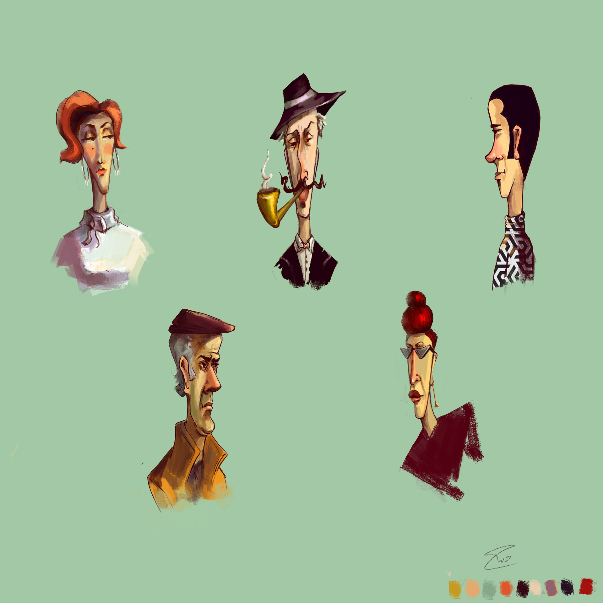 Dina hassan - characters of "waraa el bab el mo3'laq" novel