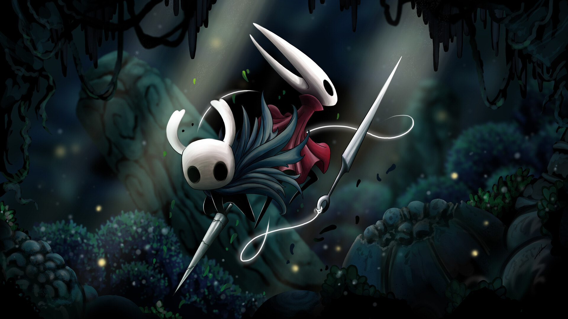 ArtStation - First encounter on GreenPath