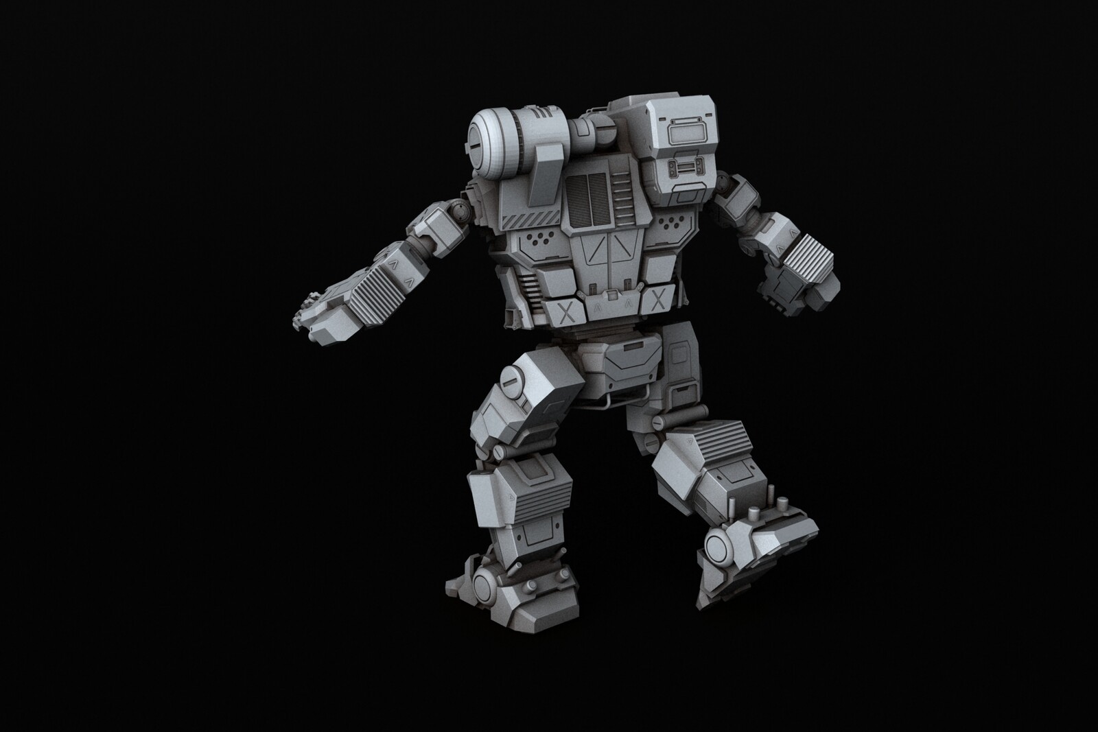Alexander Ivanov - BATTLETECH Hunchback HBK-4P 3D print model