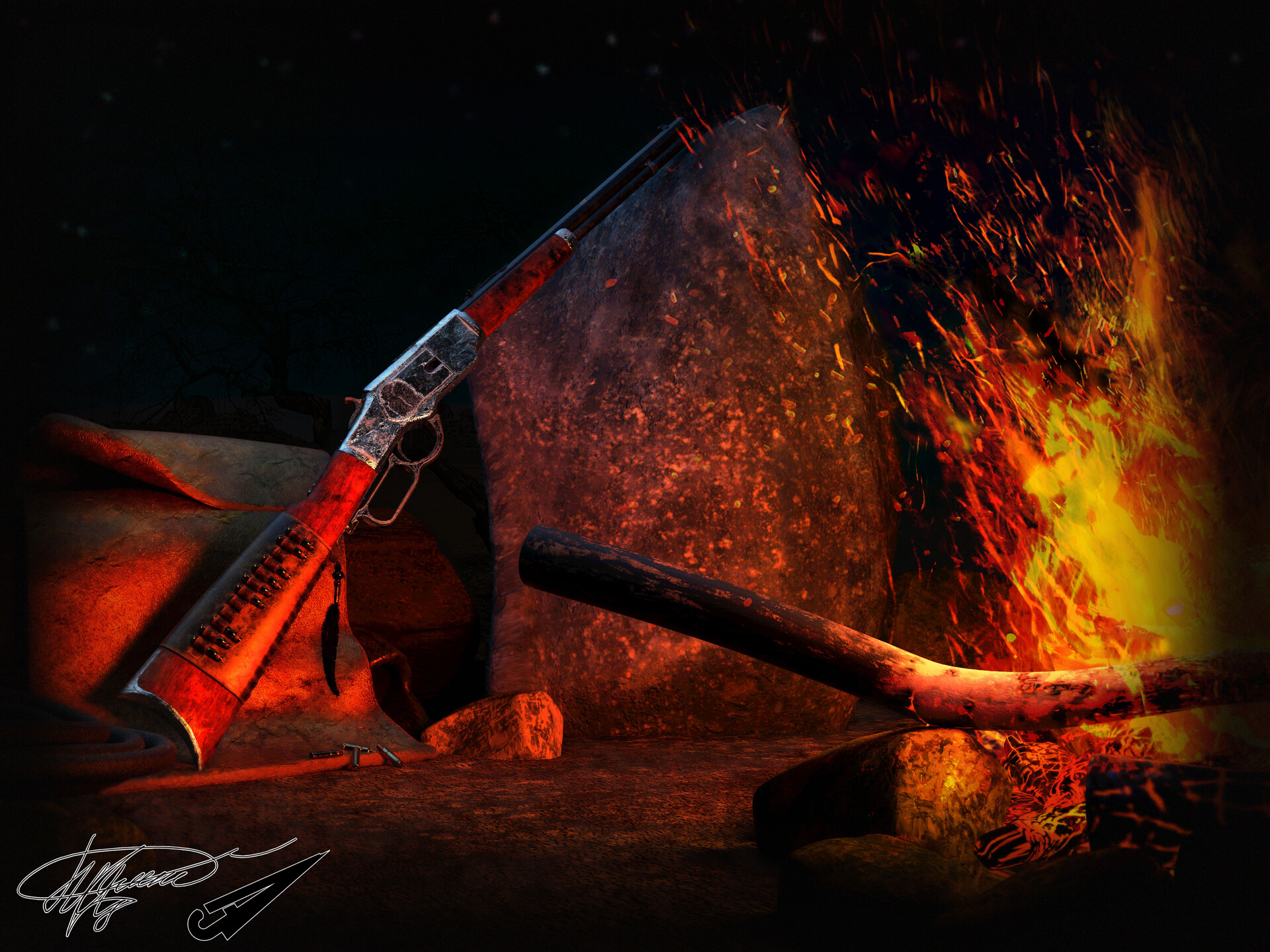 ArtStation - Winchester 1873