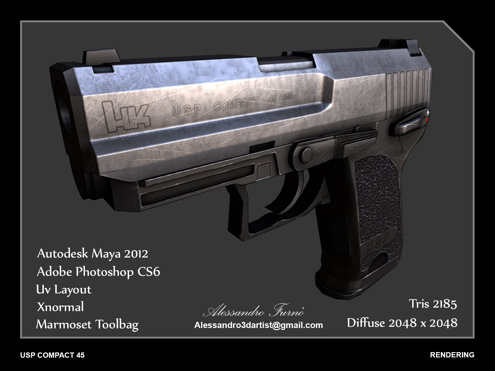 ArtStation - USP Compact 45