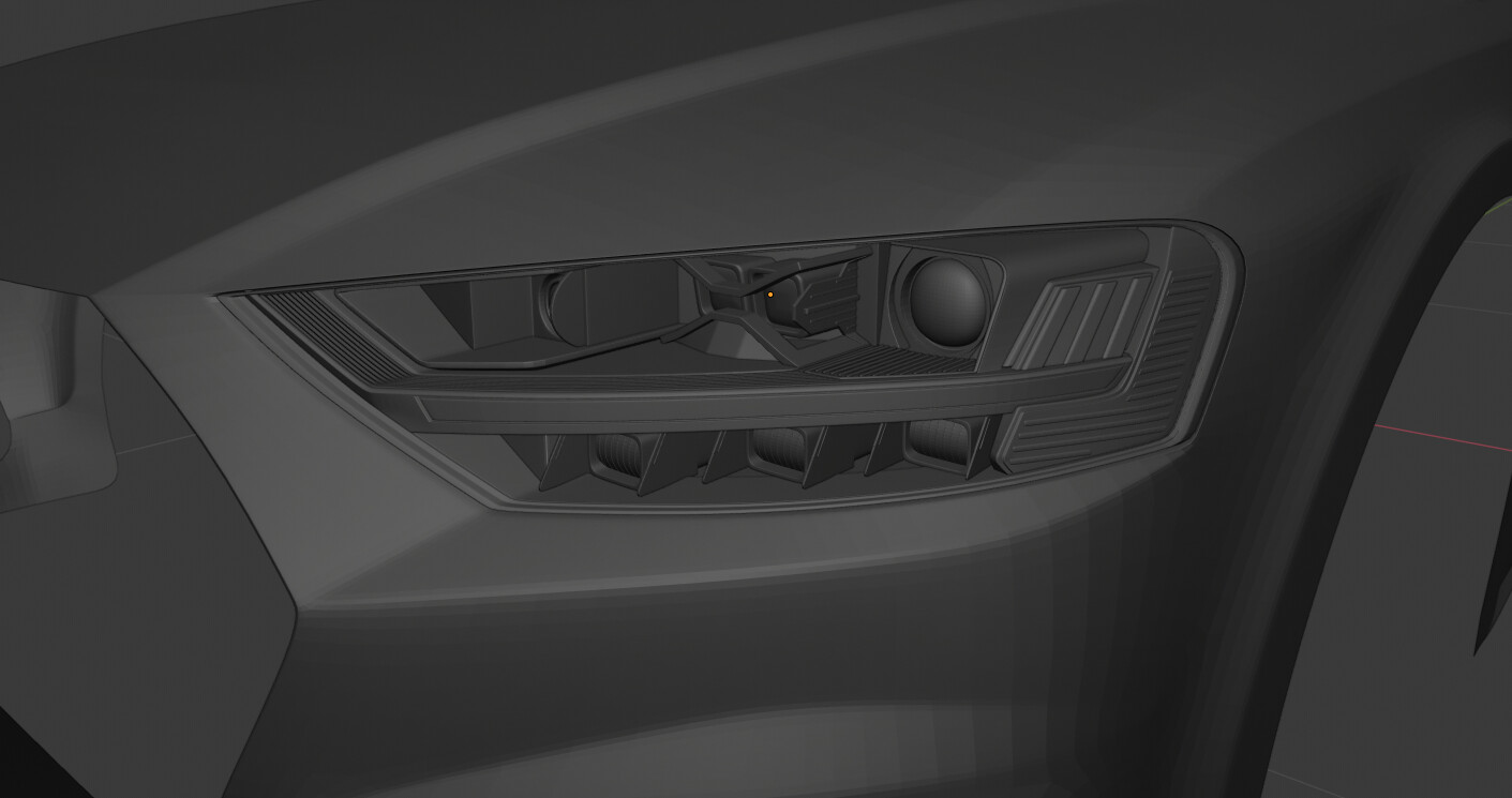 James Garratt - Audi A8 headlight 2018 WIP