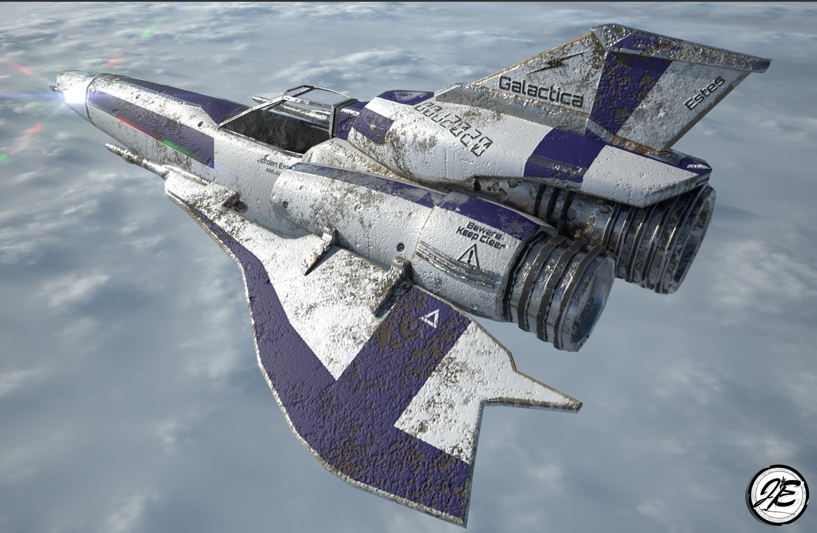 Jorden Estes - Battlestar Galactica Viper Ship mk II