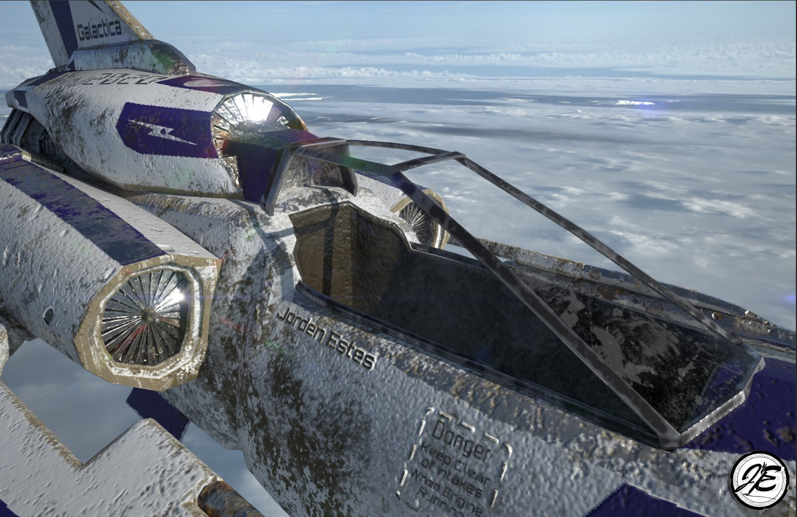 Jorden Estes - Battlestar Galactica Viper Ship mk II