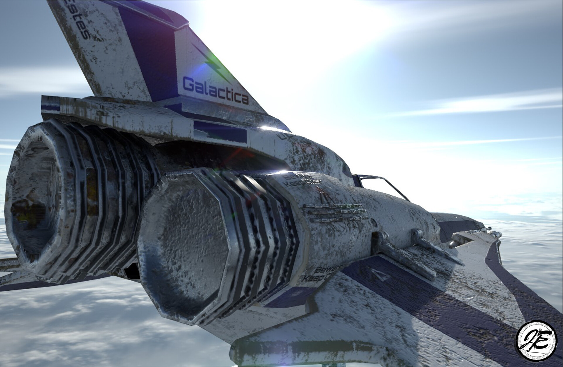 Jorden Estes - Battlestar Galactica Viper Ship mk II