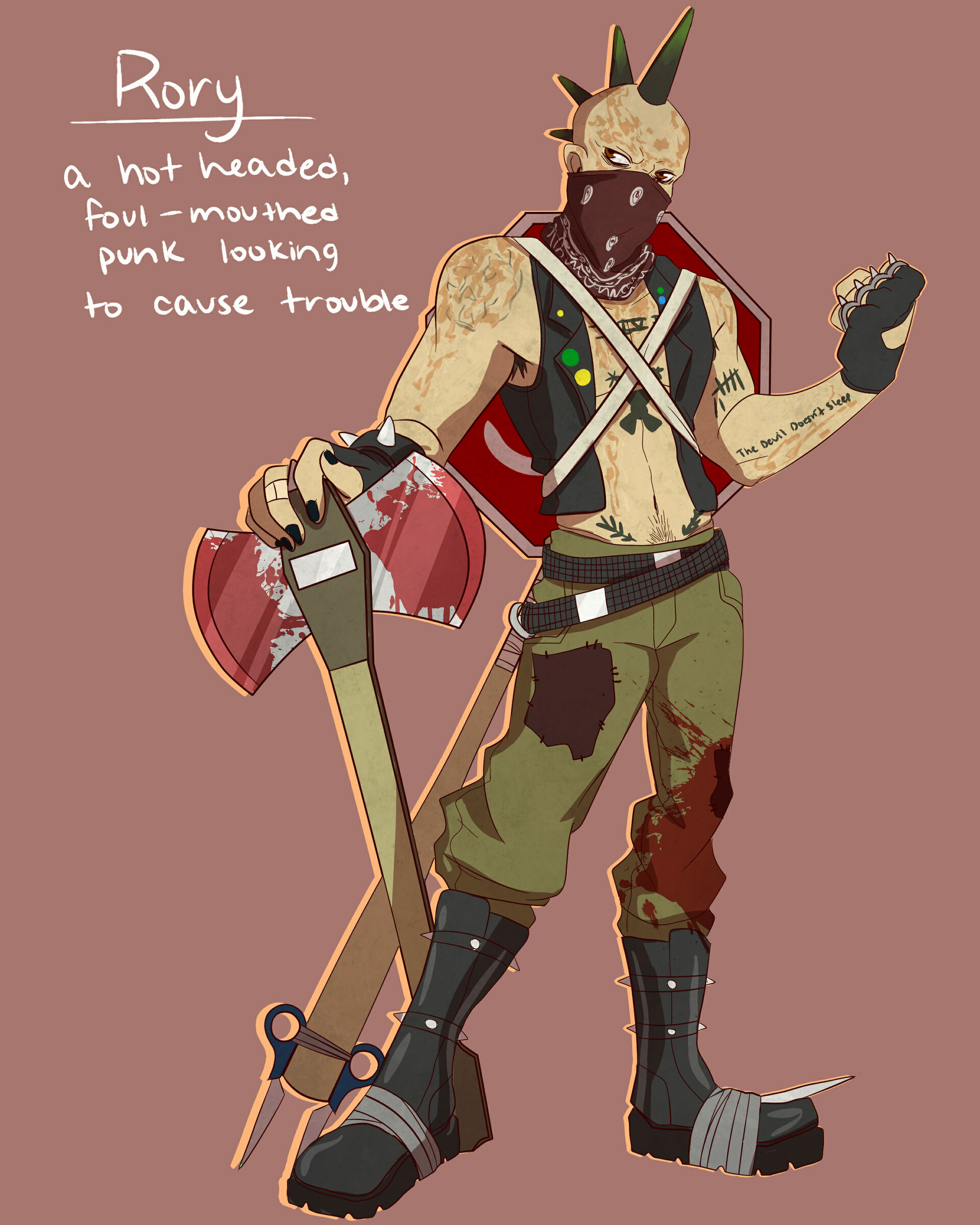 ArtStation - Rory the Bastard - Class Character Design Project