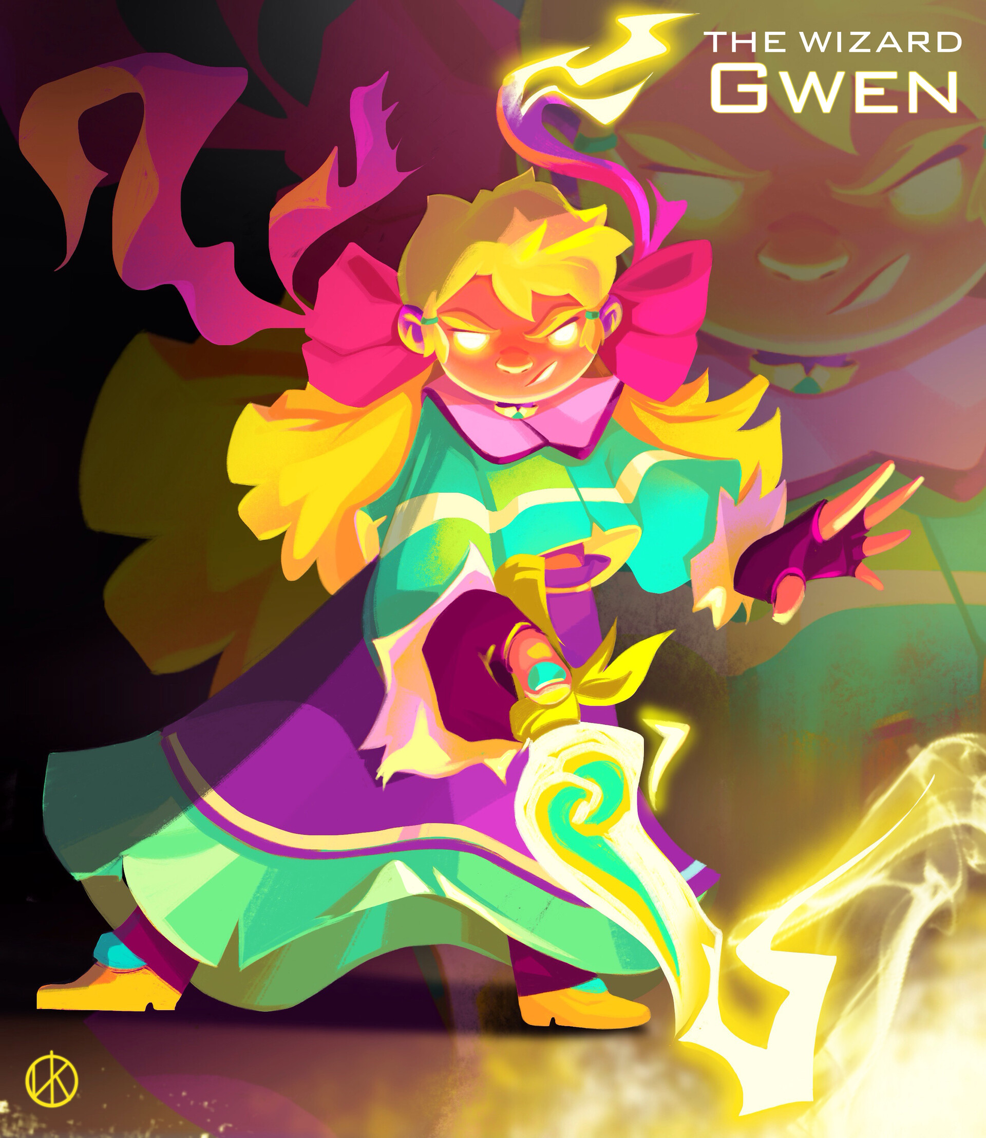 ArtStation - The WIZARD- Gwen⚡️