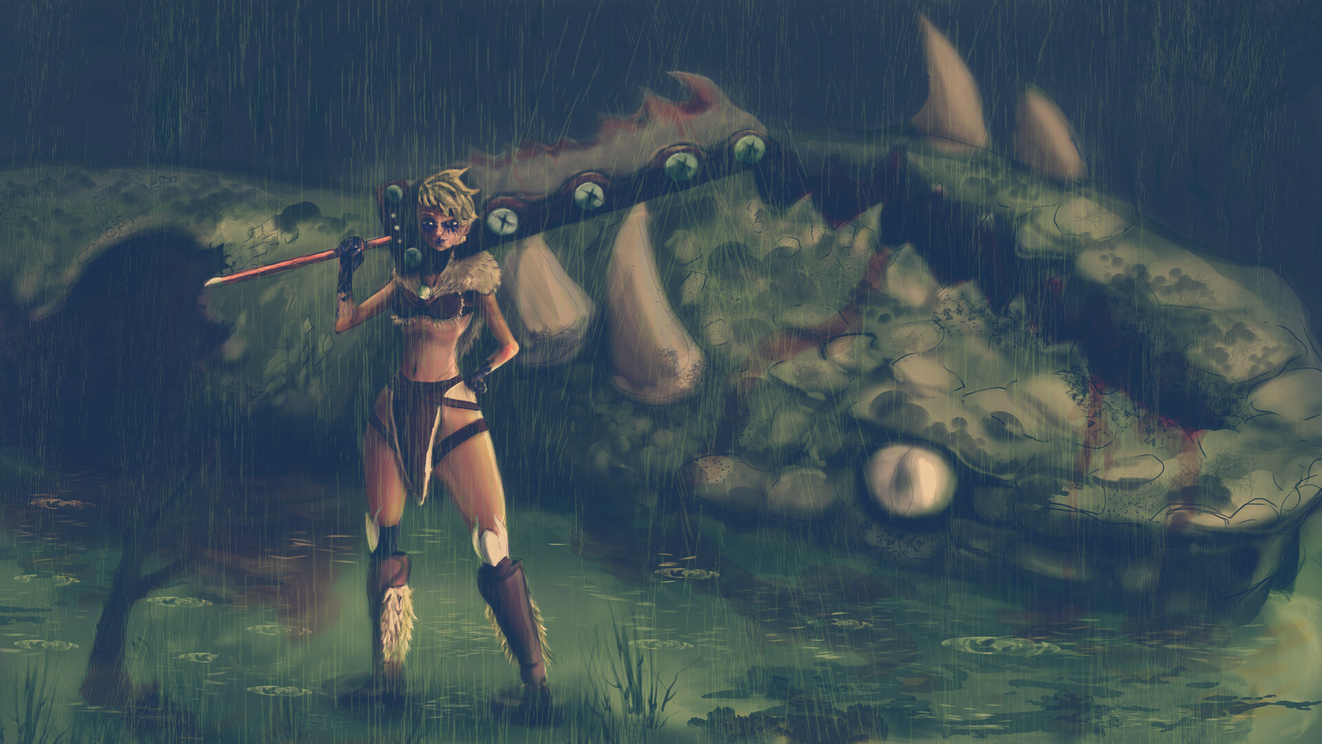 ArtStation - Bog hunter