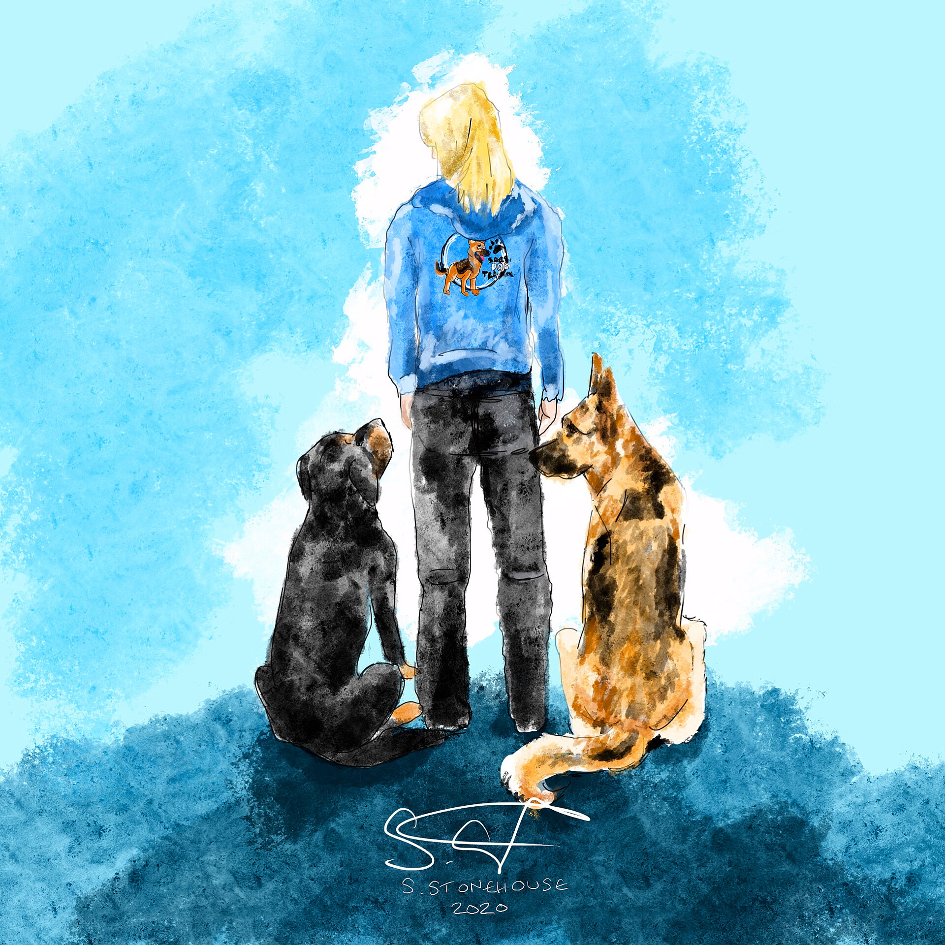 ArtStation - Me & My Dogs