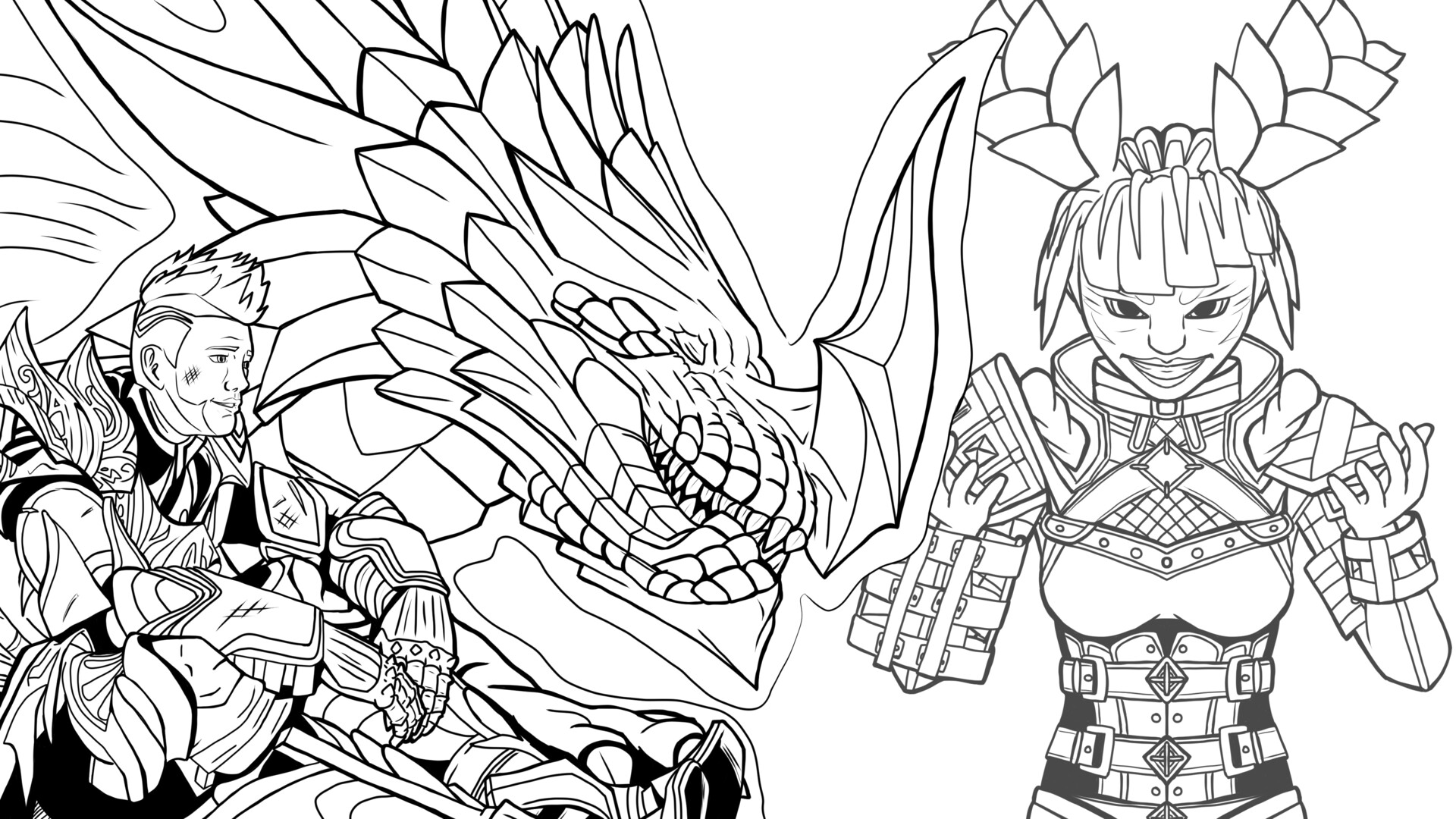 Mal Chemist - Coloring Pages Twitter Campaign