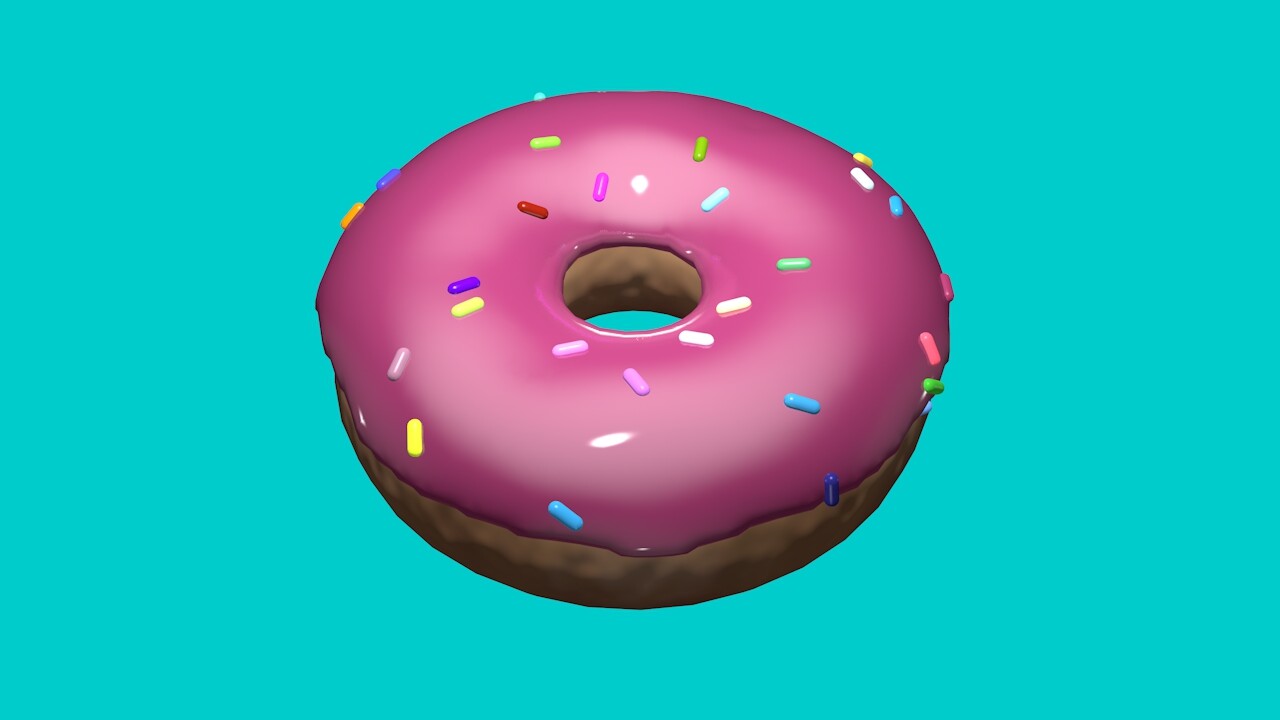 ArtStation - #2 - Simpsons - Donuts