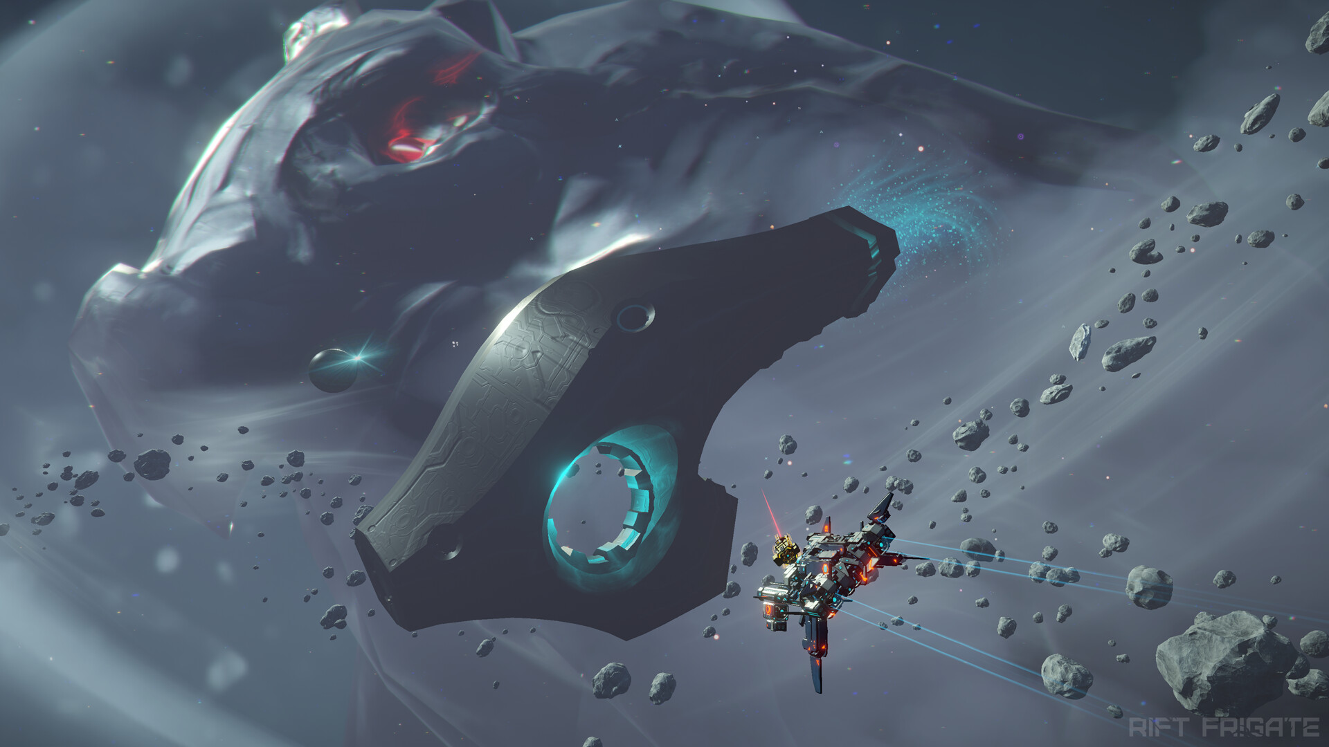 The great devourer consuming the milky way galaxy (screenshot from a ... The great devourer consuming the milky way galaxy (screenshot from a ...