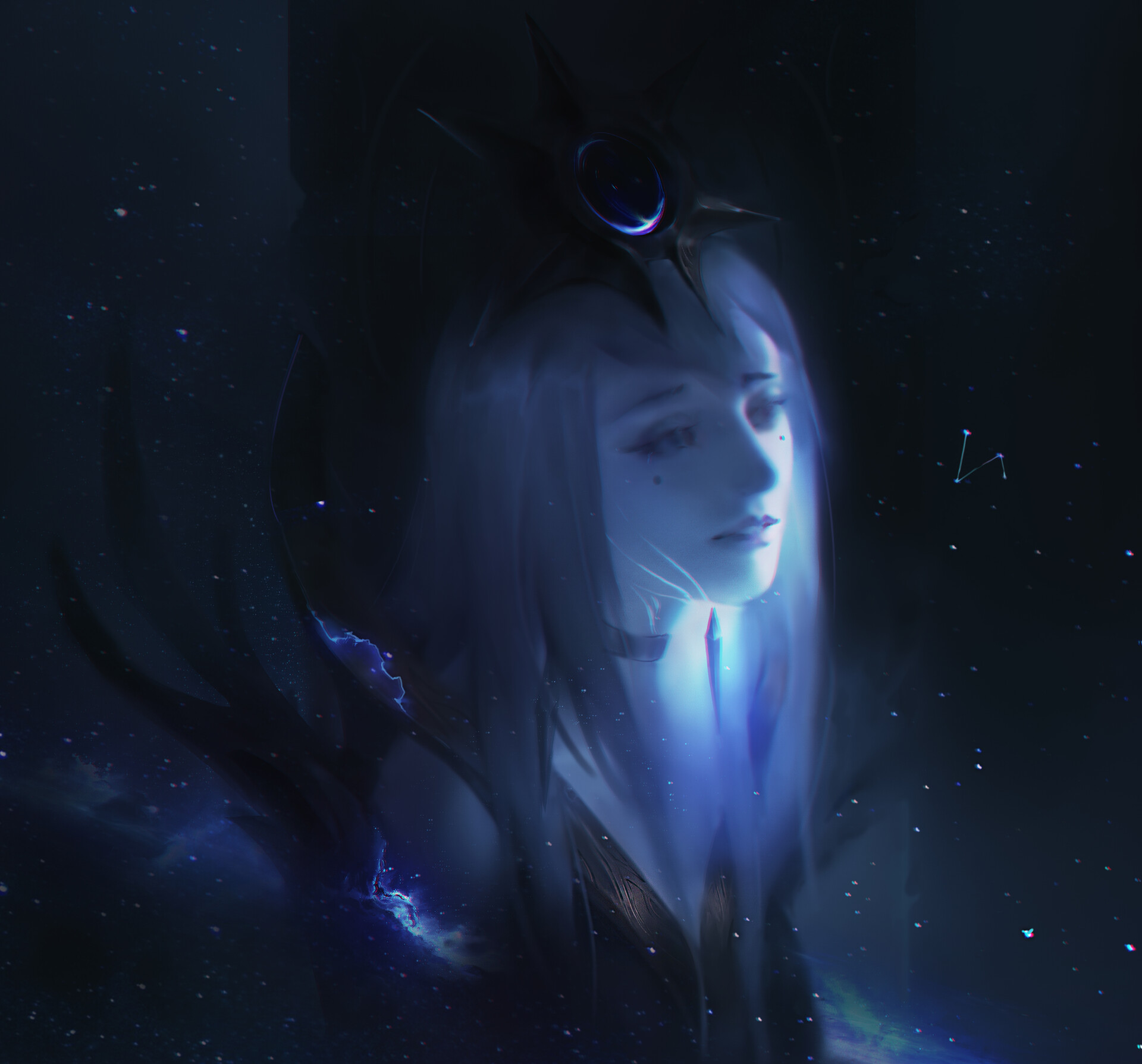 ArtStation - lol银河战争· 耀星女神 拉克丝