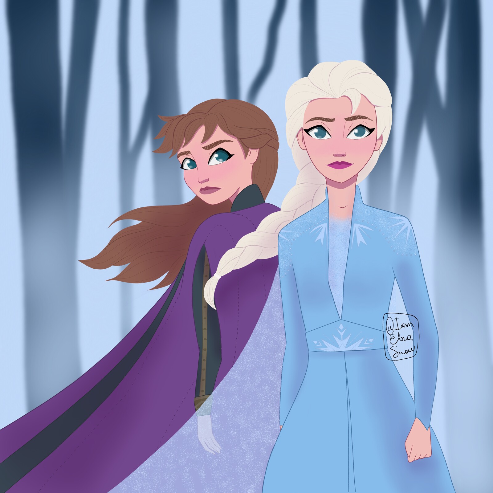 Elza Snow - Elsa and Anna from Frozen 2