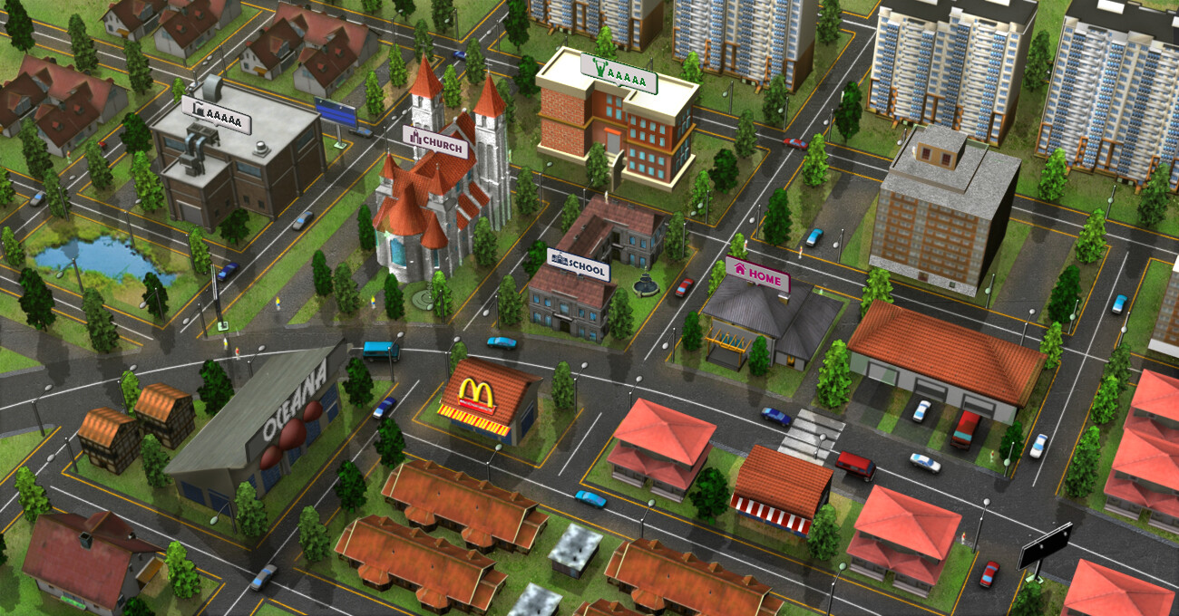 ArtStation - Game cities