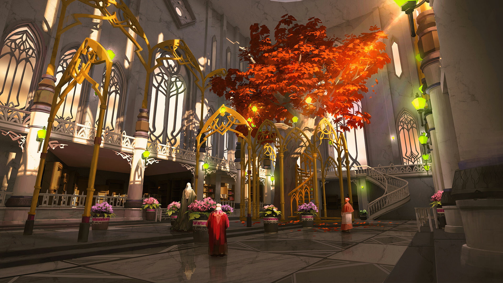 ArtStation - Elf Tree shrine