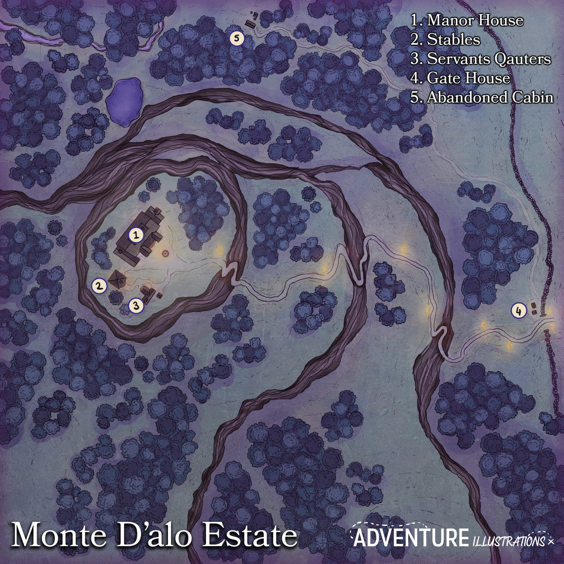 Nathan Colley - Fantasy Maps