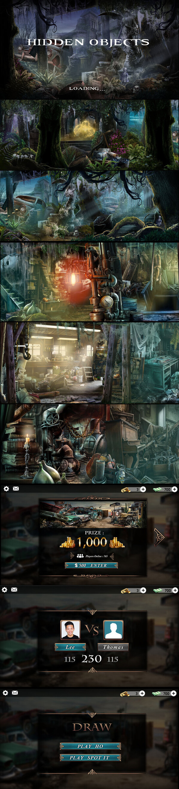 ArtStation - Hidden Objects Mobile Game