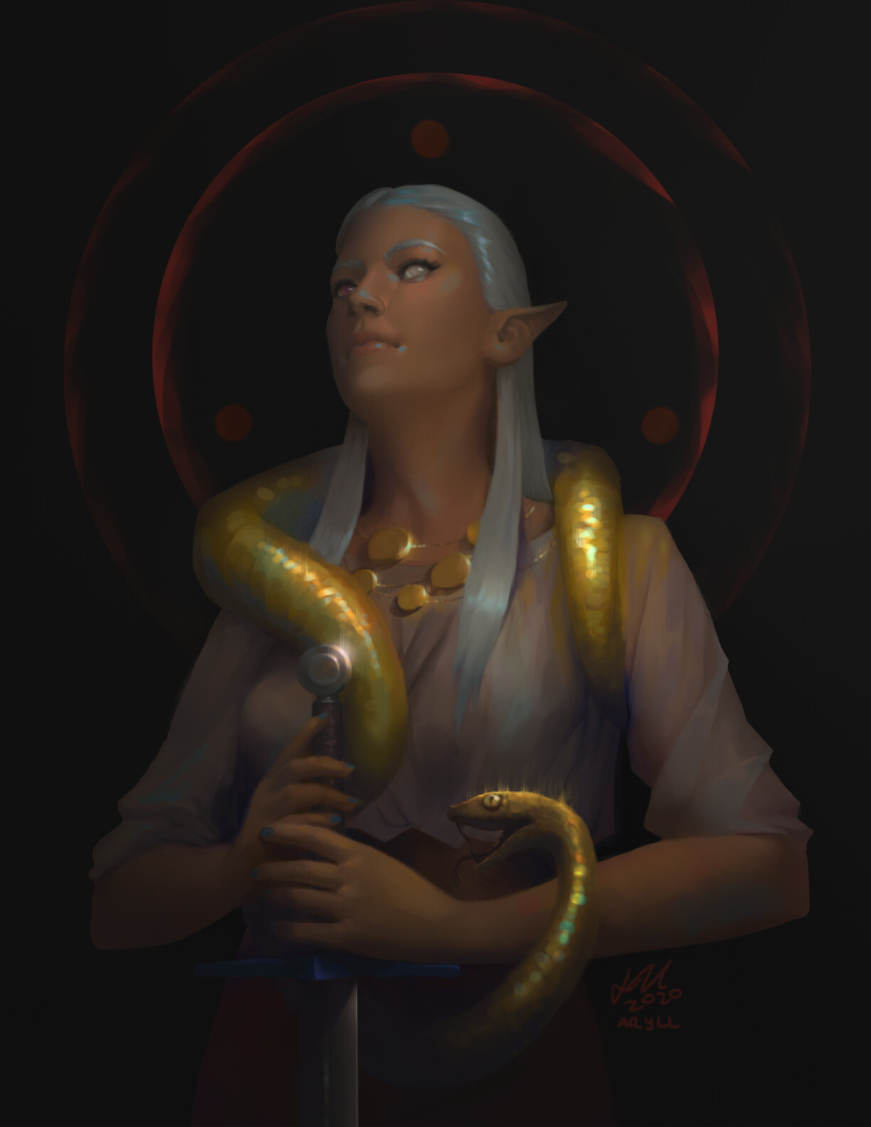 ArtStation - Red Elf