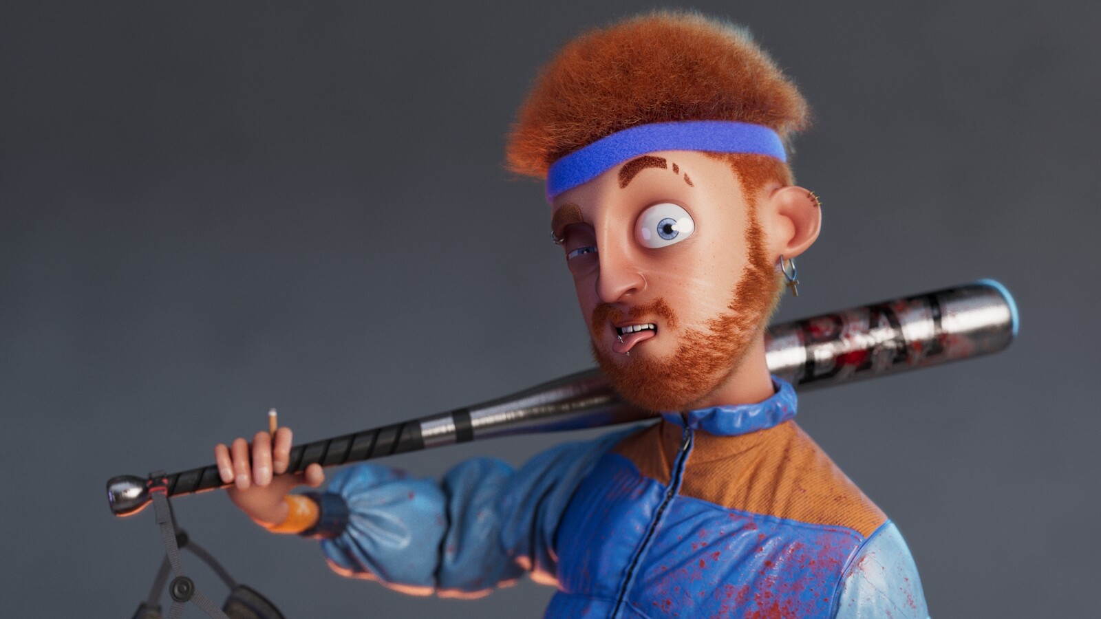 Vincent Lenne - Personal work - Rollerman (Mars 2020)