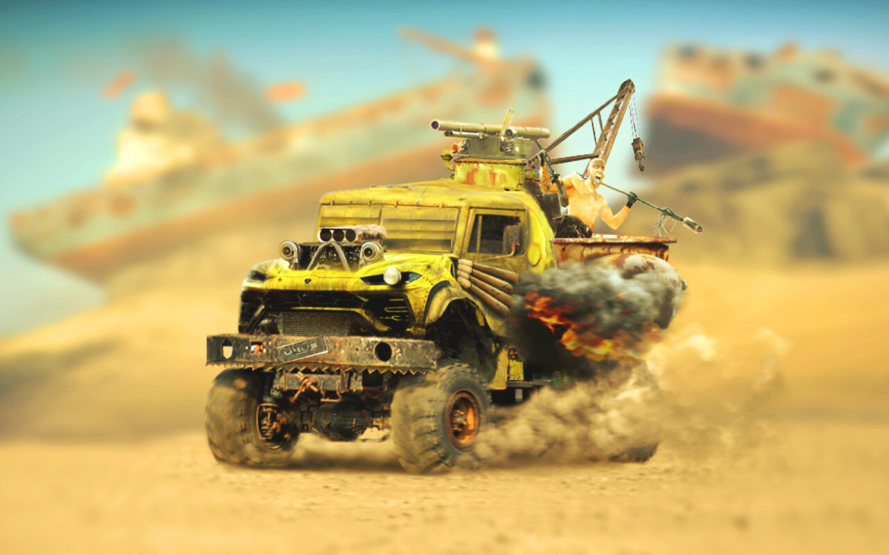 ArtStation - Mad Lambo Urus