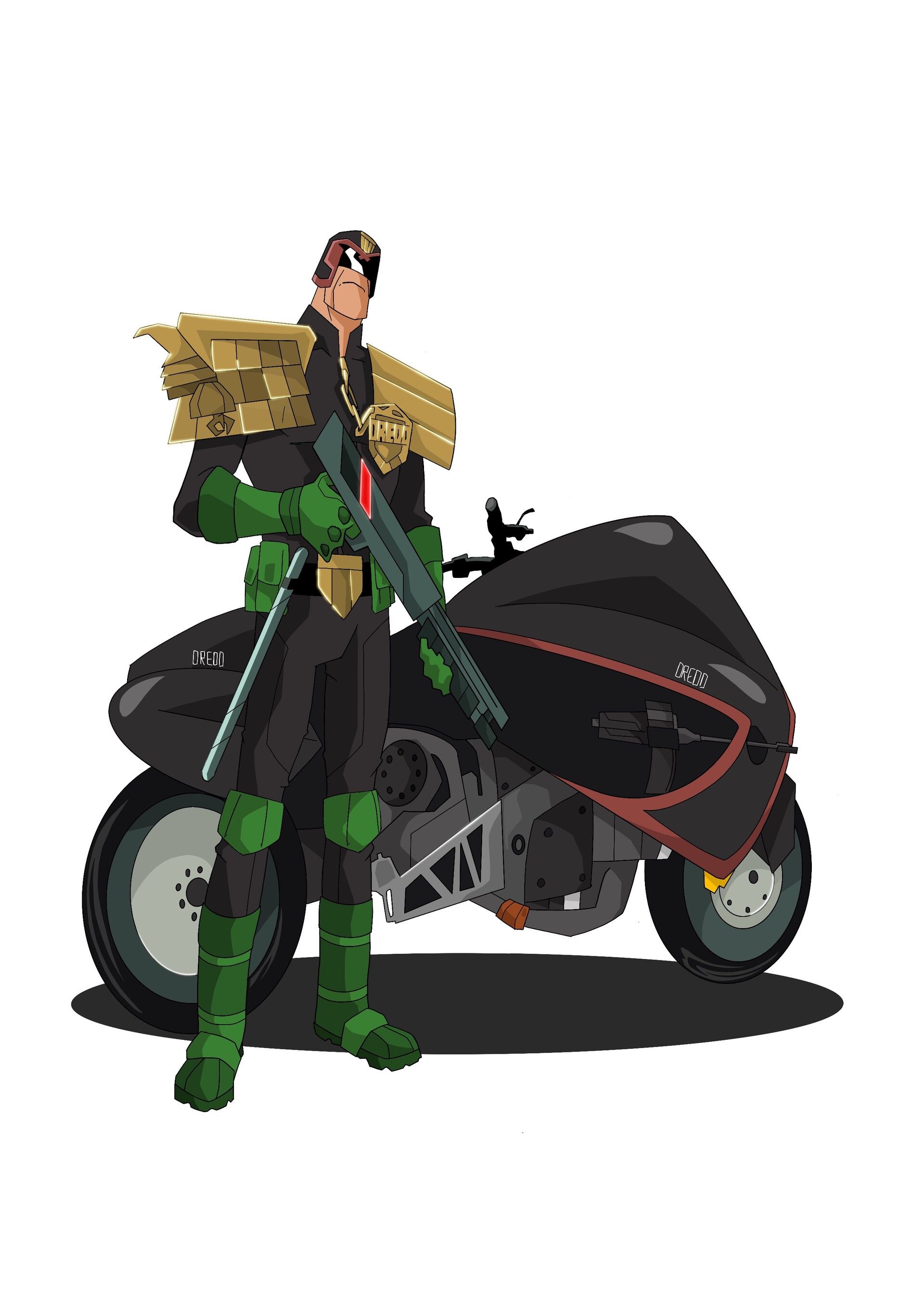 ArtStation - Judge Dredd